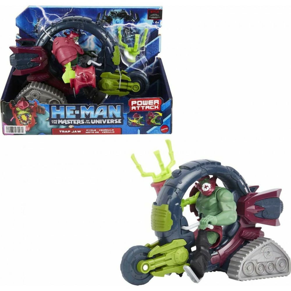 Mattel He-Man and the Masters of the Universe: Power Attack - Trap Jaw ...