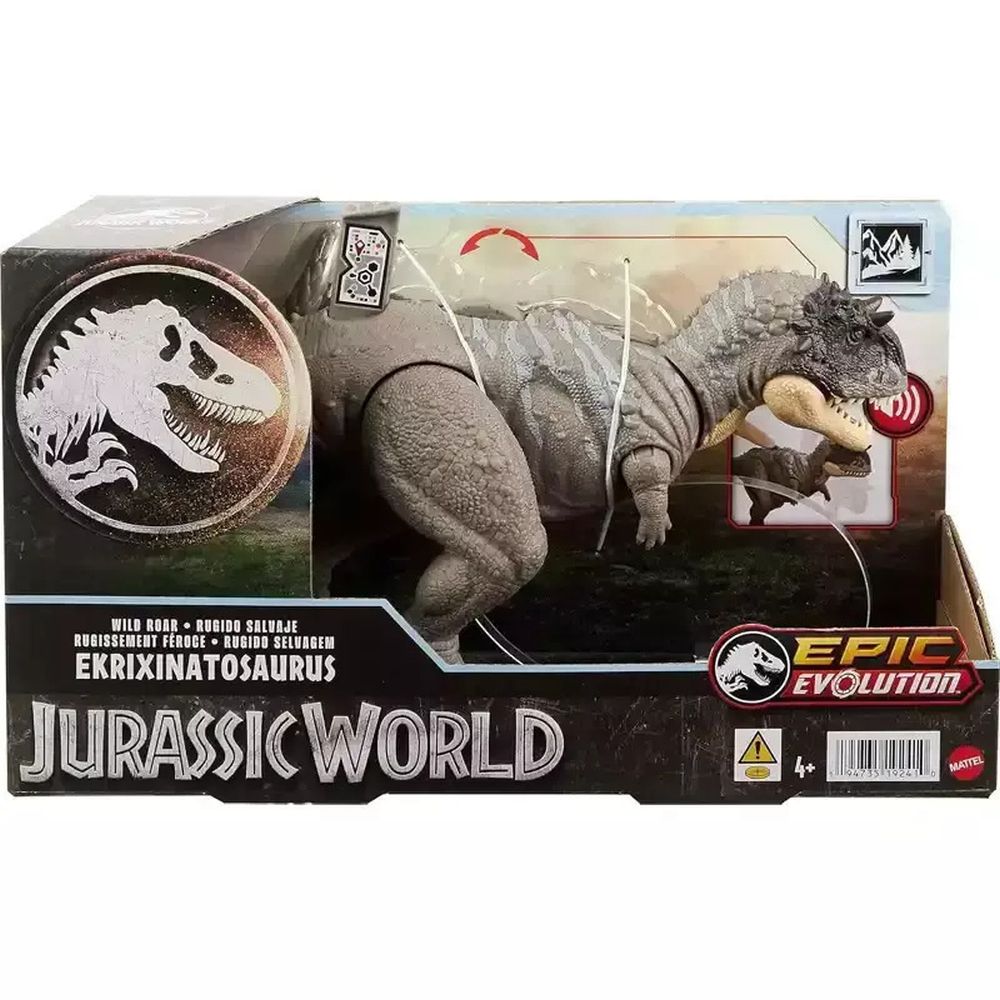 Mattel Jurassic World: Epic Evolution Wild Roar - Ekrixinatosaurus ...