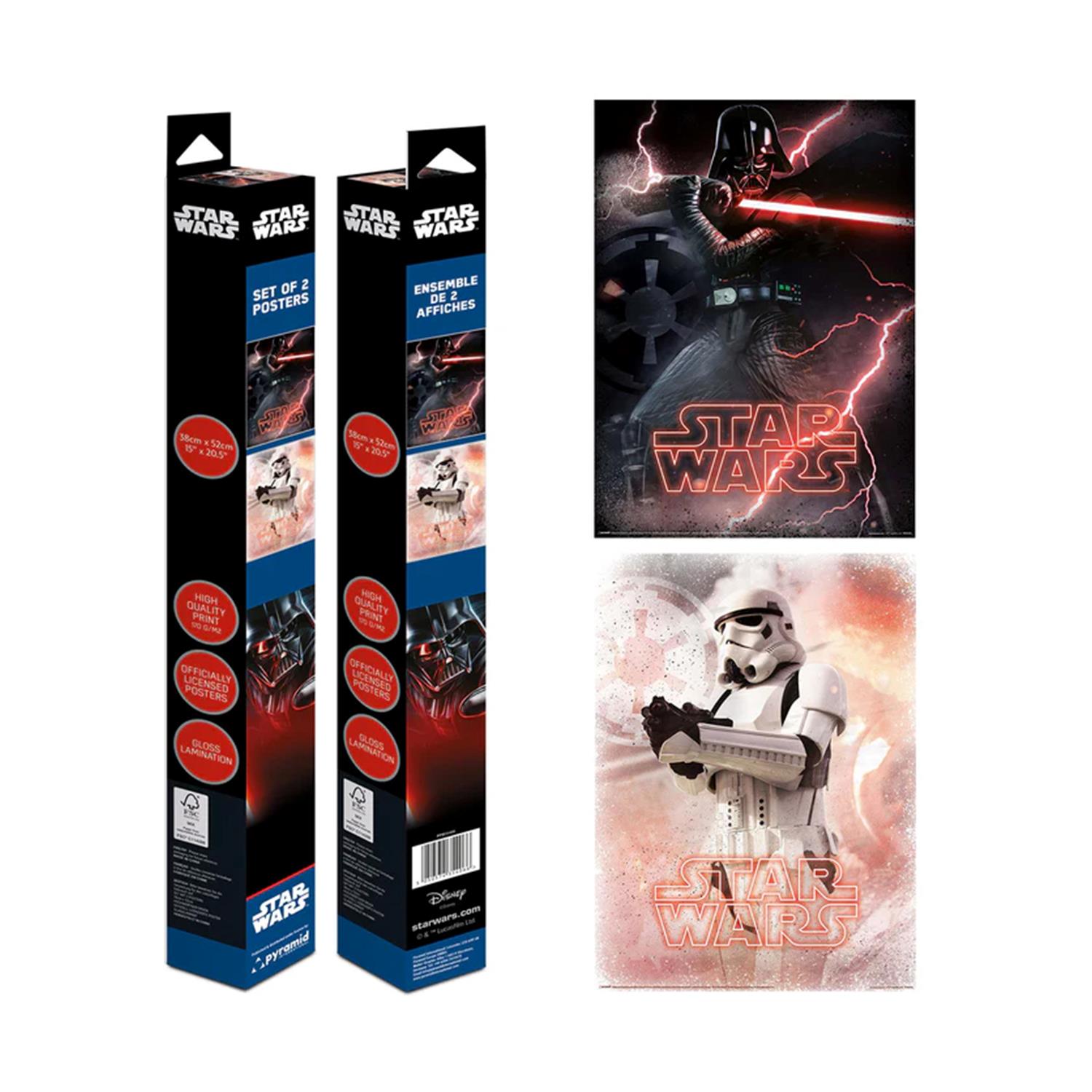 Pyramid: Star Wars Poster Set (52x38cm) (PPB35406) | Nerdom