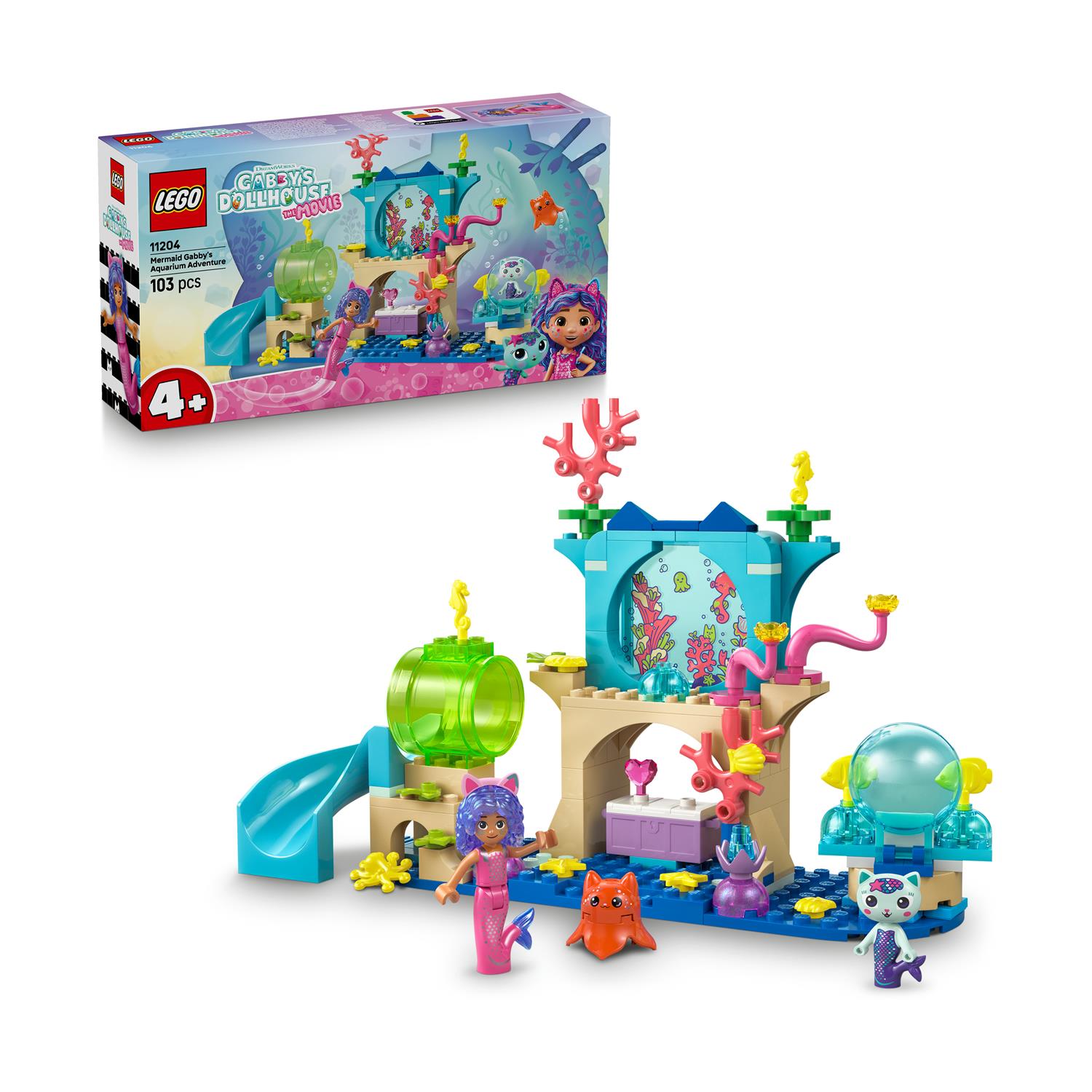 Lego® Gabby'S Dollhouse: The Movie - Mermaid Gabby's Aquarium Adventure ...