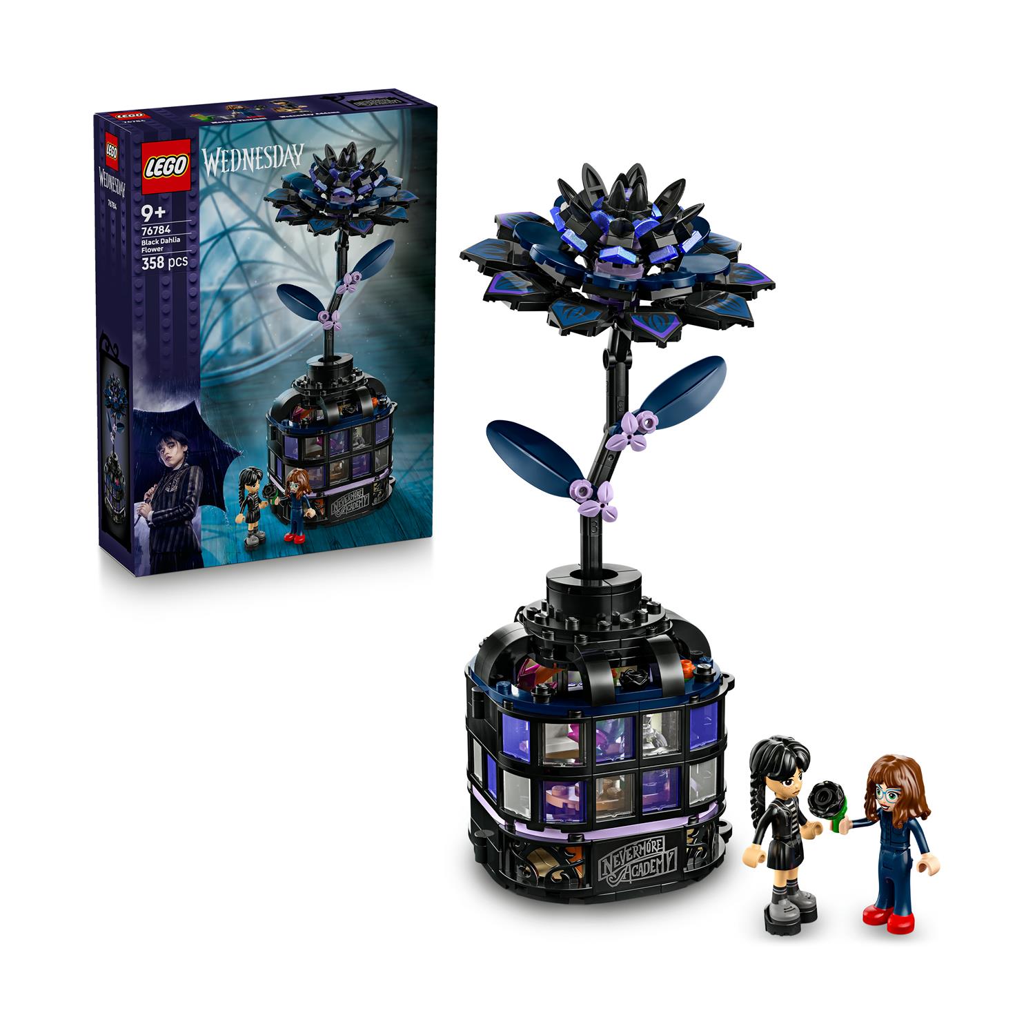 Lego® Wednesday: Black Dahlia Flower (76784) | Nerdom