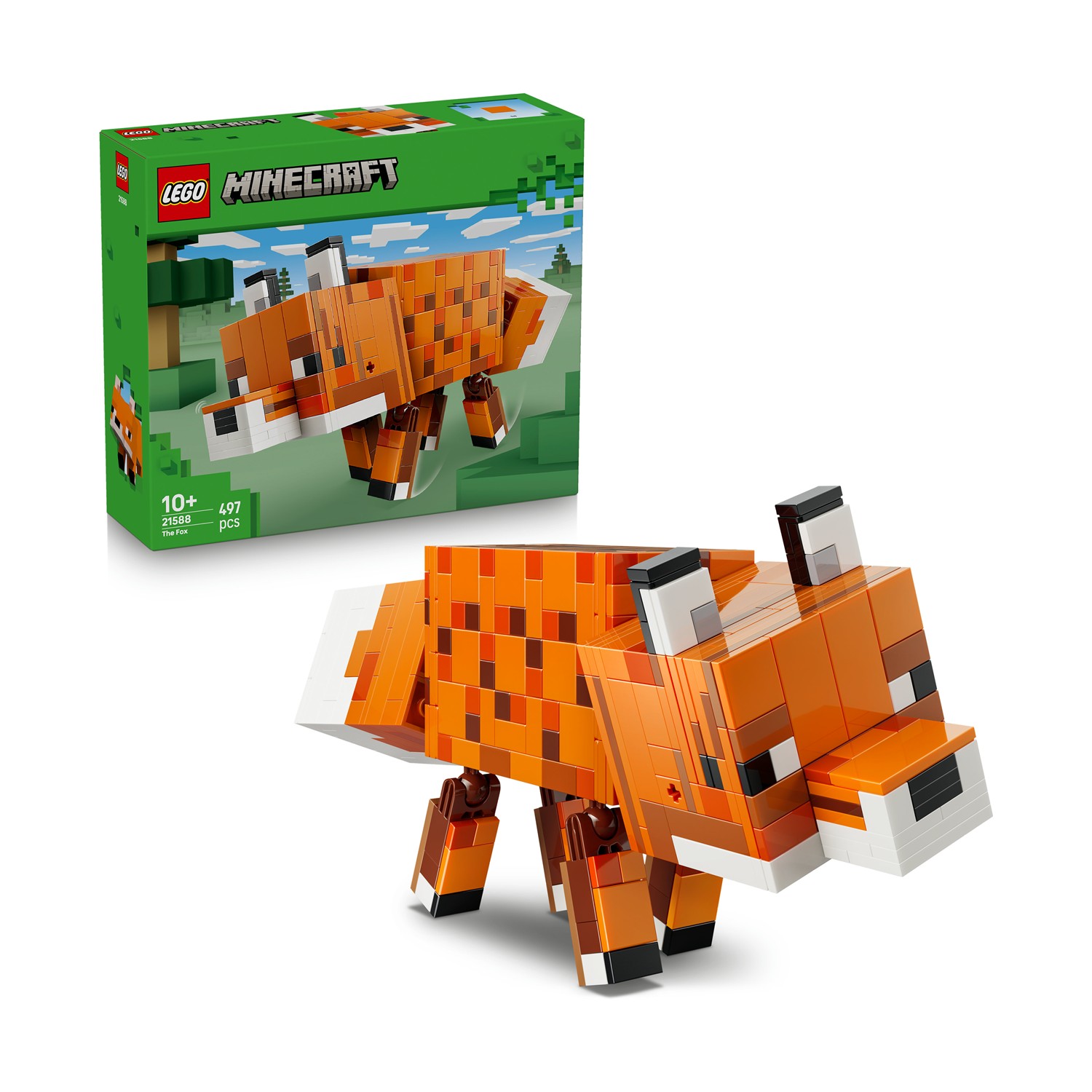 LEGO® Minecraft®: The Fox (21588) | Nerdom