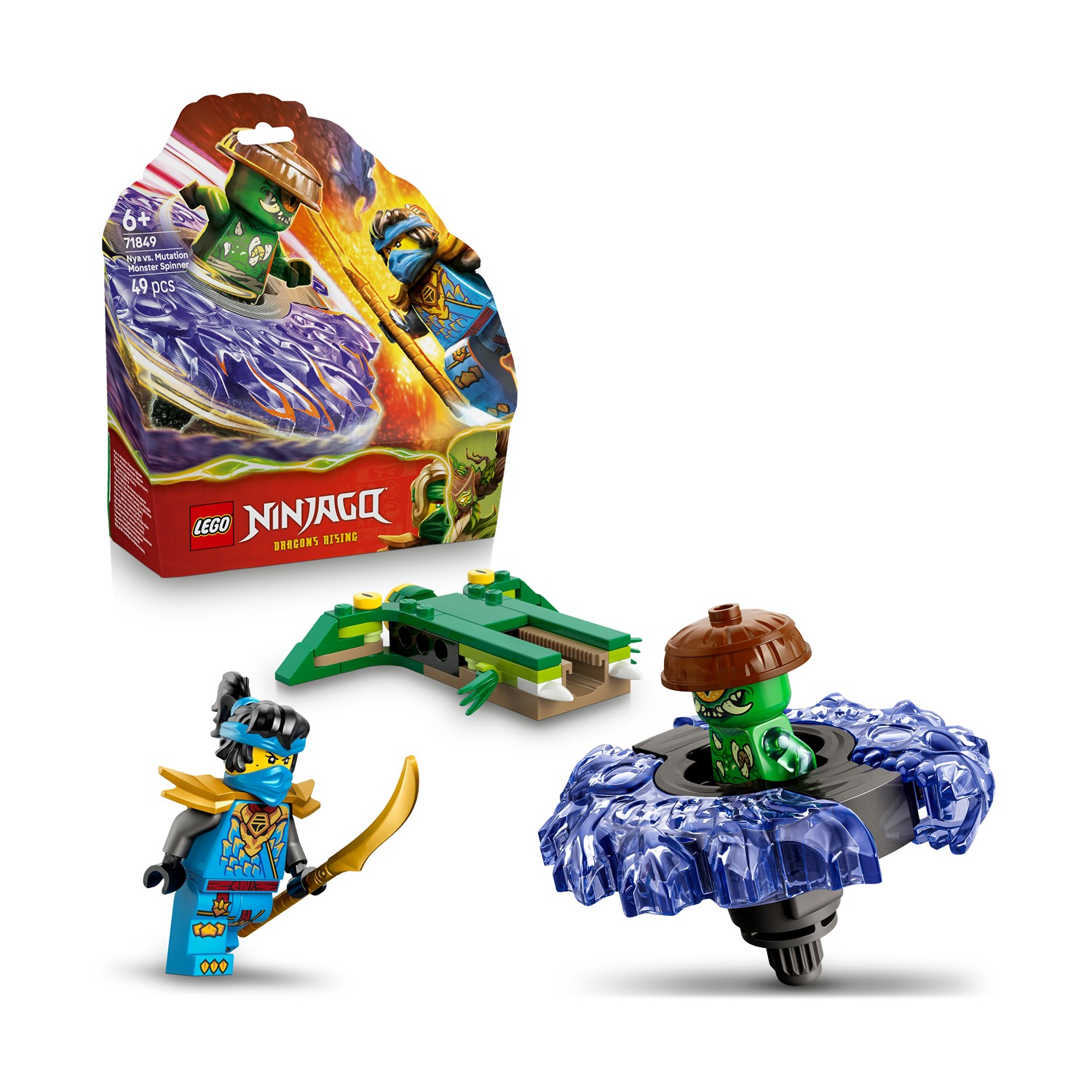 LEGO® NINJAGO®: Nya vs. Mutation Monster Spinner (71849) | Nerdom, Greece