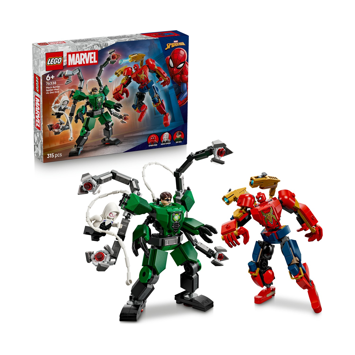 LEGO® Marvel: Mech Battle: Spider-Man vs. Doc Ock (76338) | Nerdom, Greece