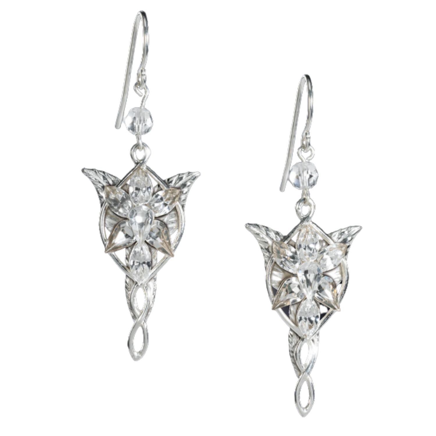 Lord Of The Rings Arwen's Evenstar Sterling Silver Earrings | Nerdom ...