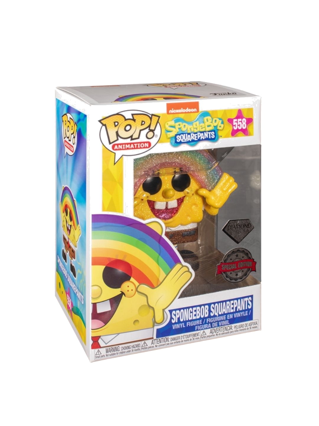 Funko Pop! SpongeBob Rainbow Diamond Glitter (Special Edition) | Nerdom