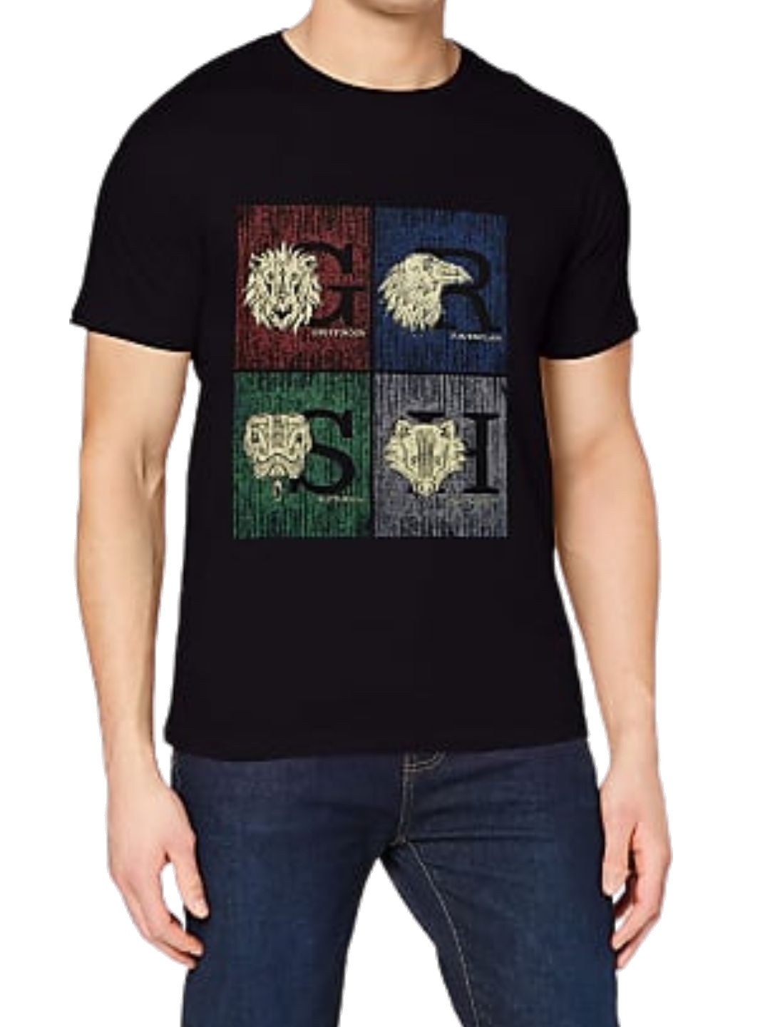 Harry Potter Hogwarts Houses T-shirt | Nerdom