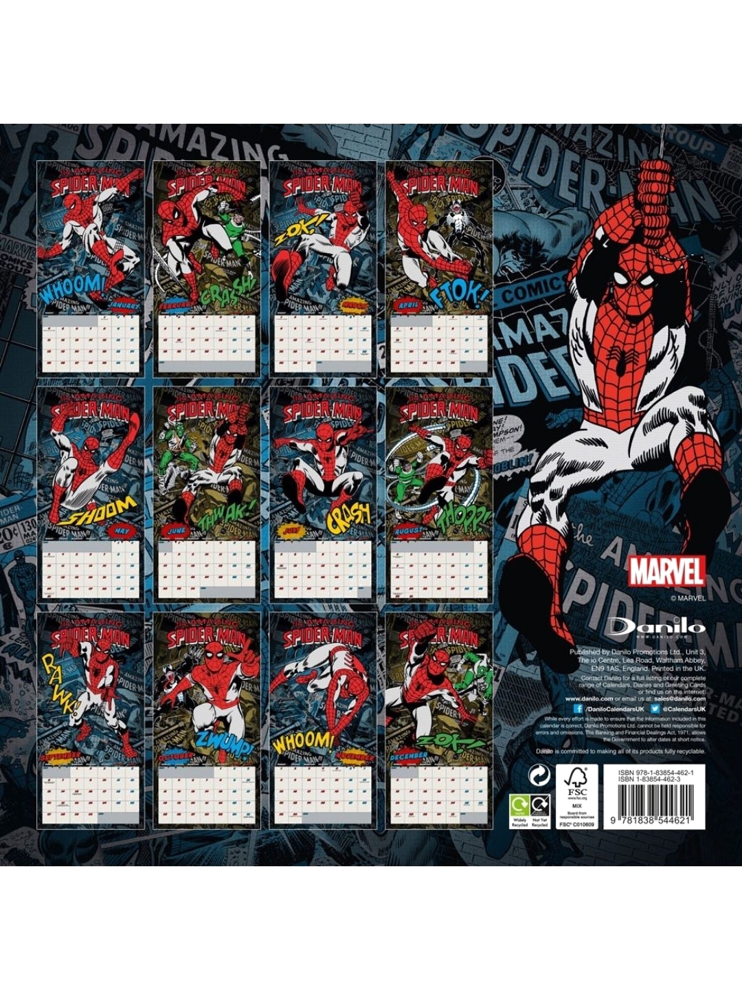 Marvel Spider Man Calendar 2021 | Nerdom