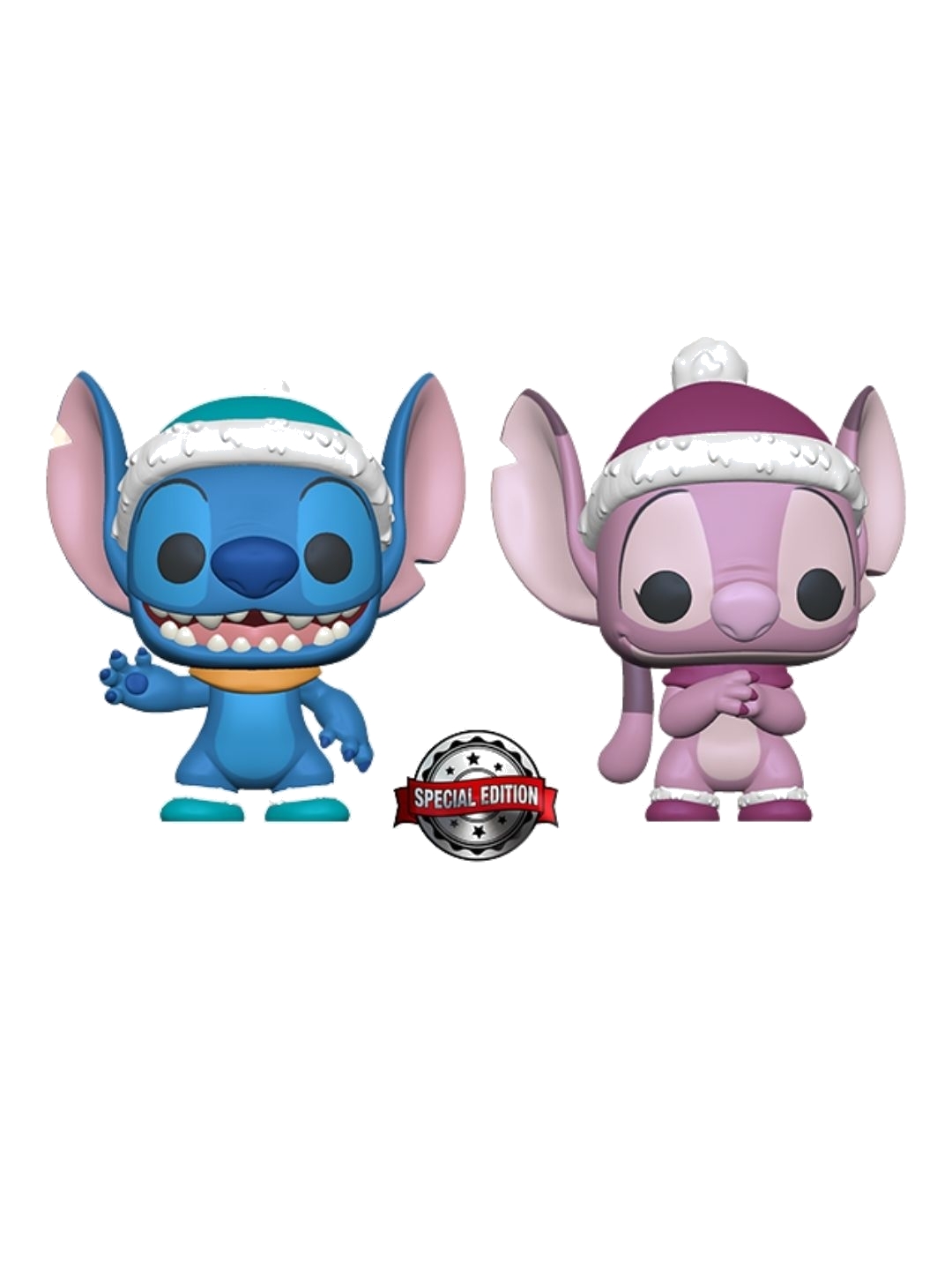Funko Pop! Disney Holiday Stitch and Angel (Special Edition) #59181 ...