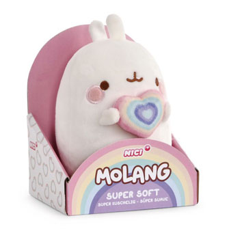 Molang with Heart Plush 12cm | Nerdom, Greece