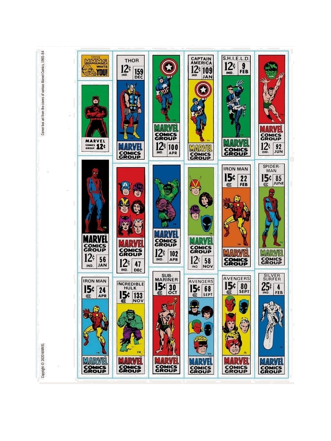 Marvel Classic Sticker Book | Nerdom