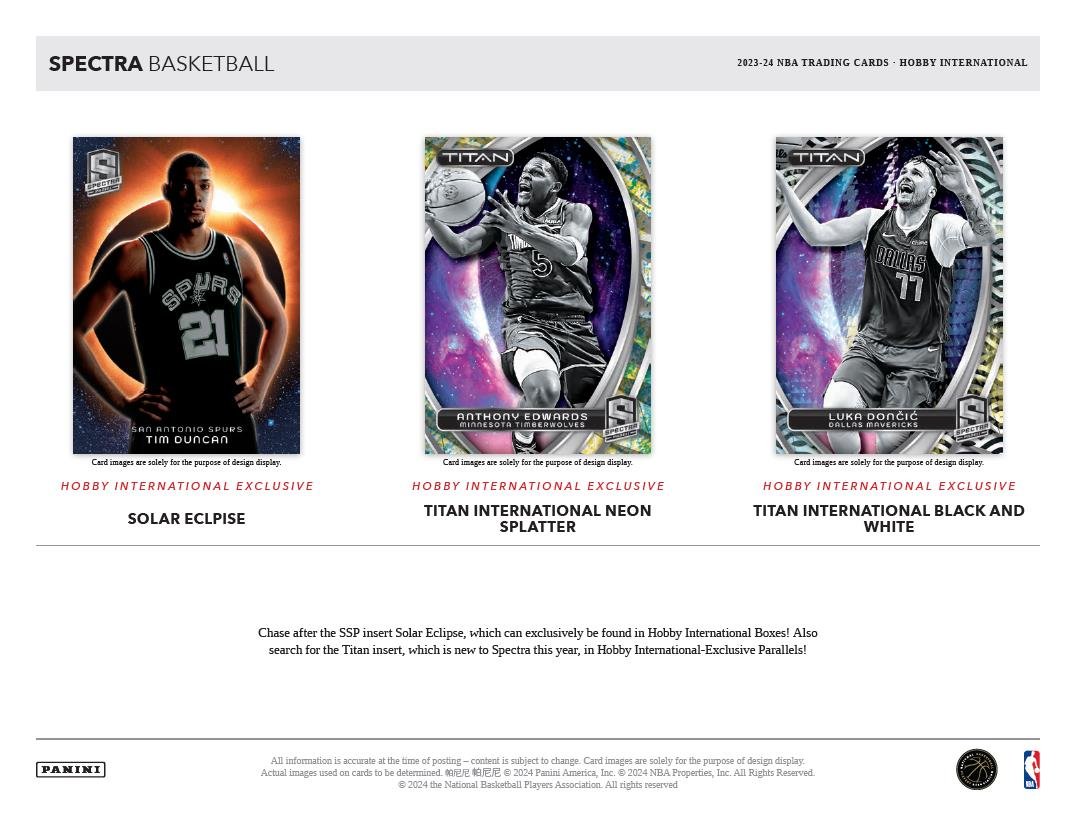 Panini 2023-24 Spectra Baketball Hobby International Box | Nerdom, Greece
