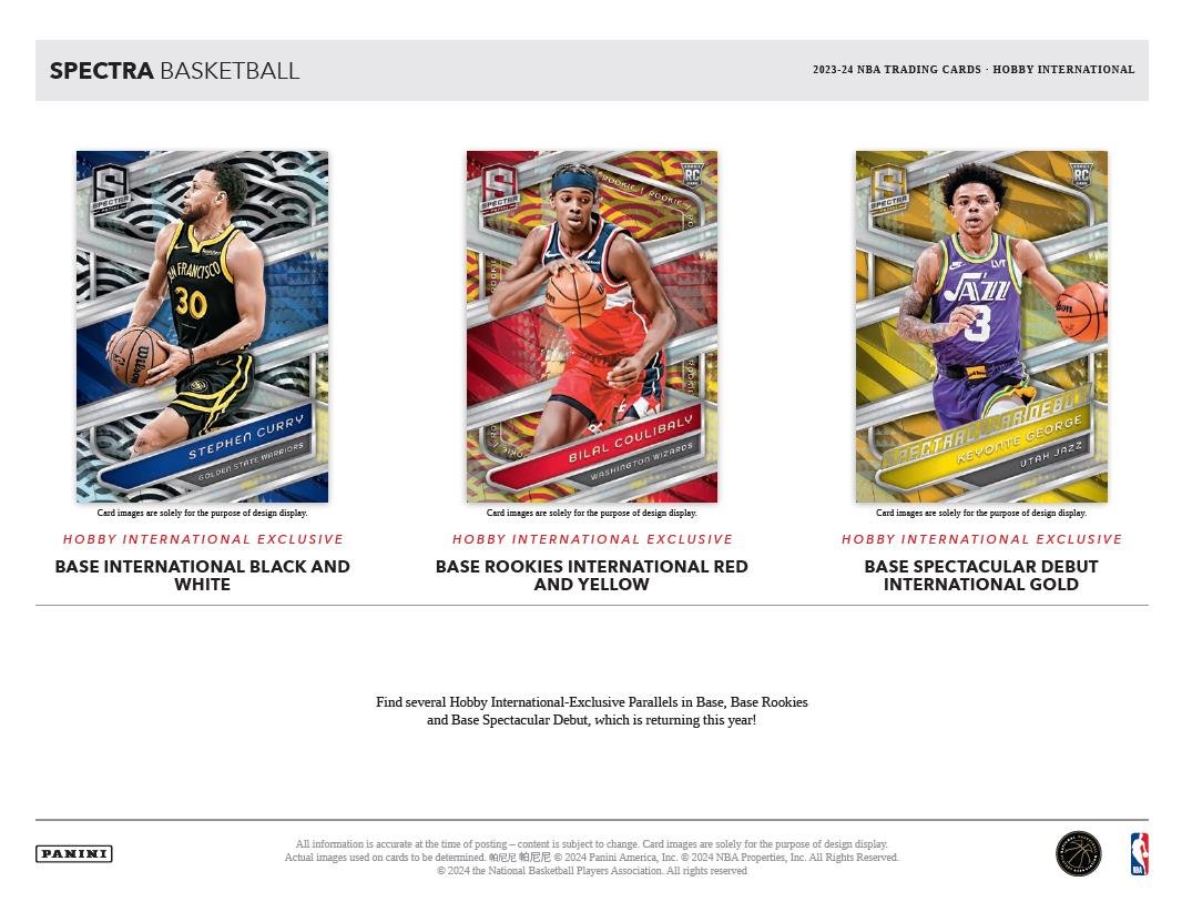 Panini 2023-24 Spectra Baketball Hobby International Box | Nerdom, Greece