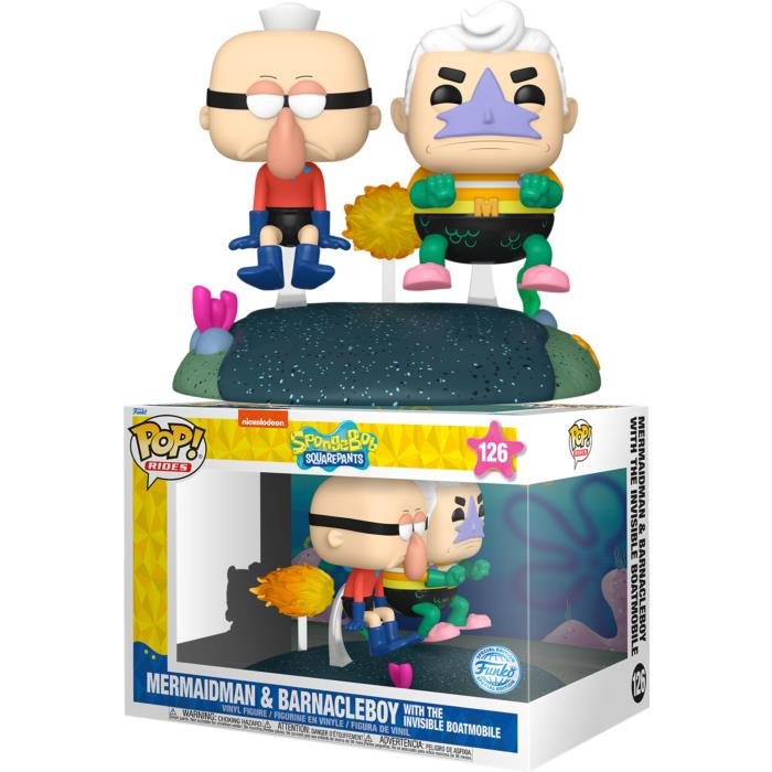 Funko Pop! Rides Deluxe: SpongeBob Squarepants - Mermaidman and ...