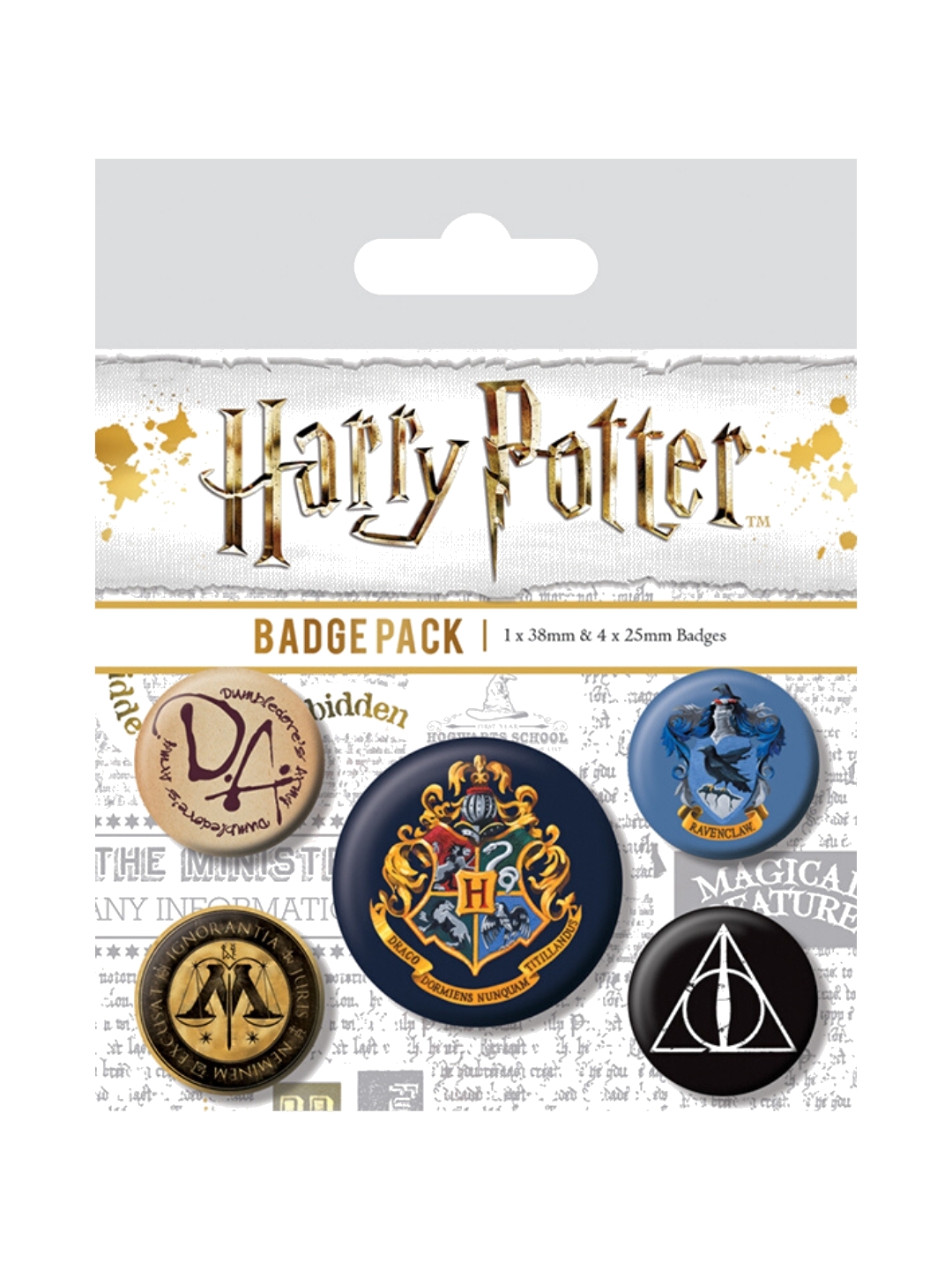 Harry Potter Hogwarts Badge Pack | Nerdom