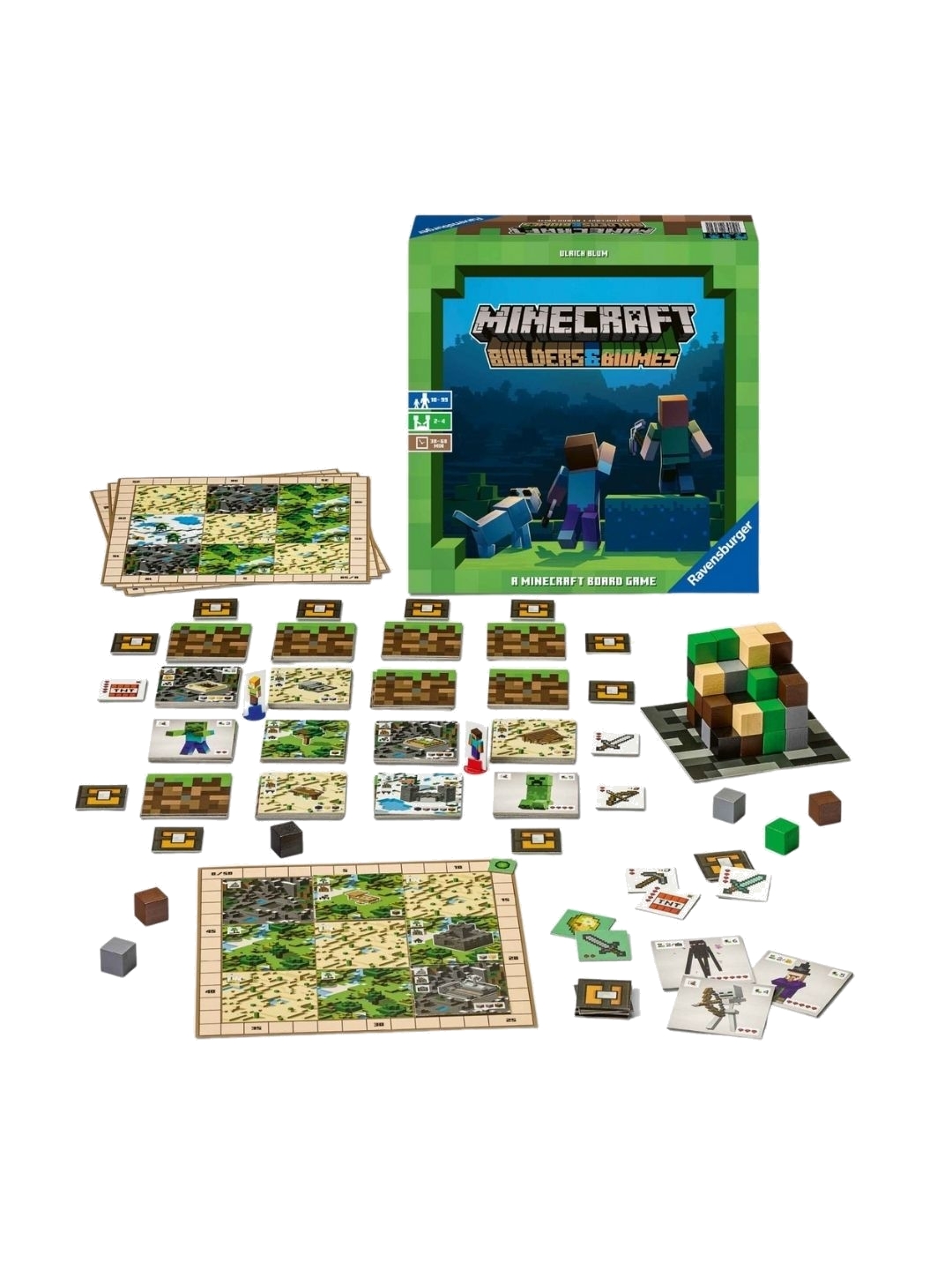 Minecraft Builders & Biomes Board Game | Nerdom