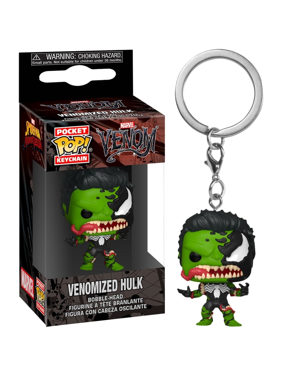 Funko Pocket Pop! Marvel Venomized Hulk Keychain | Nerdom
