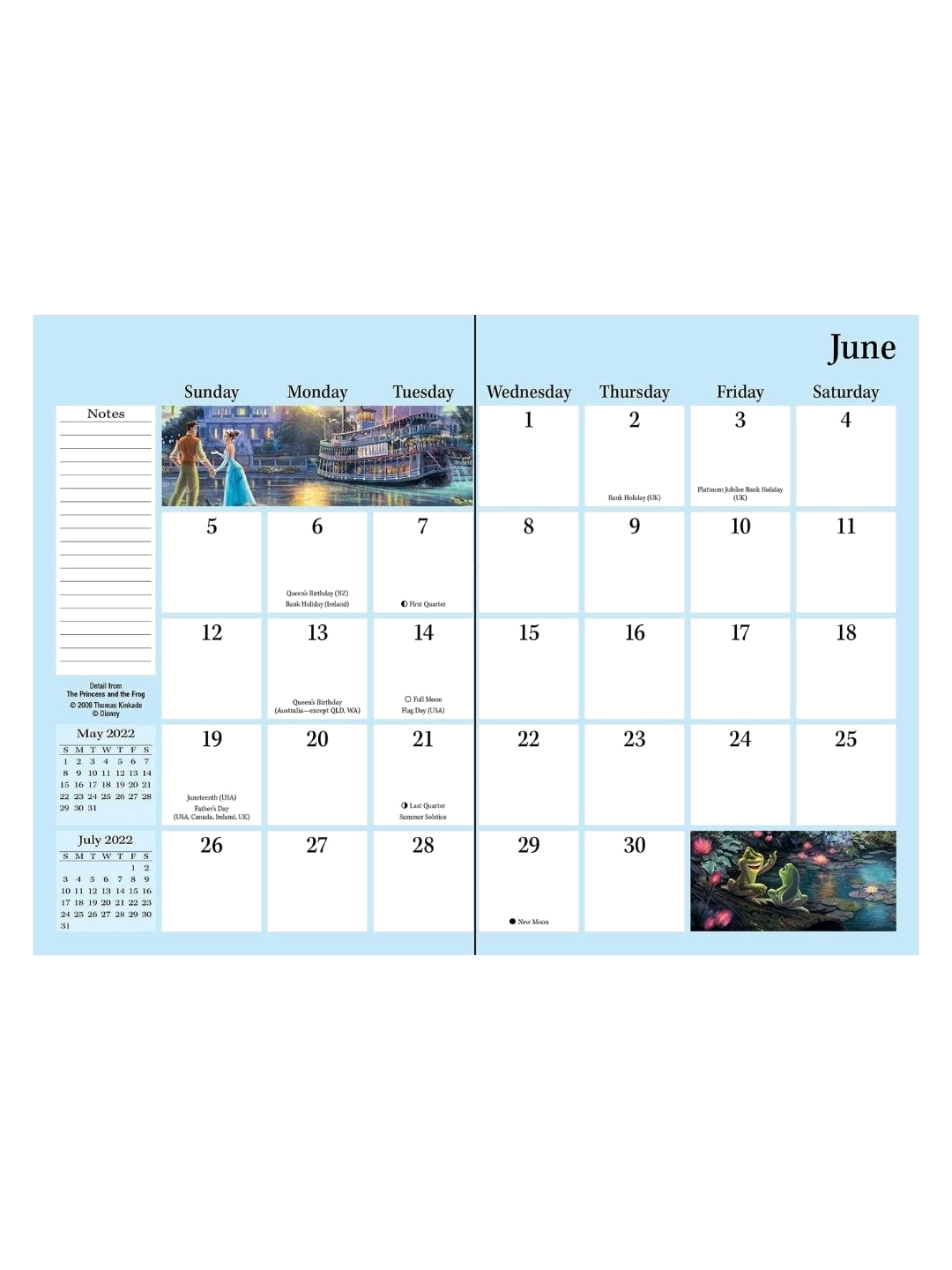 Disney Dreams Collection by Thomas Kinkade Studios: 2022 Monthly Pocket ...