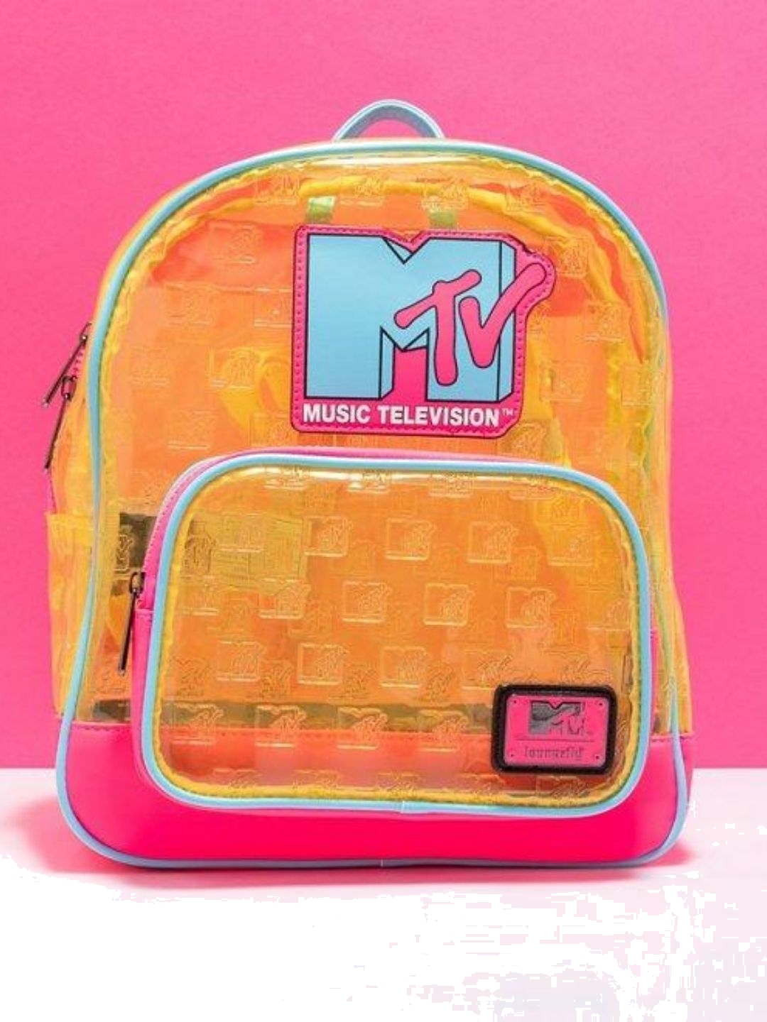 Loungefly MTV Clear Neon Backpack | Nerdom