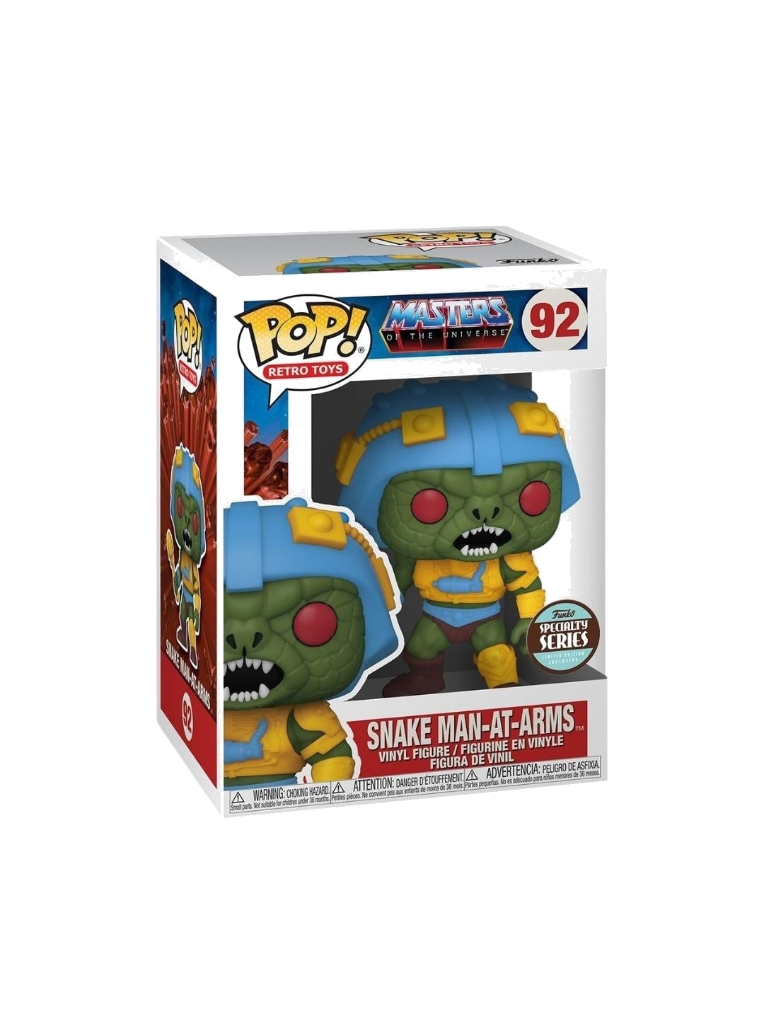 Funko Pop! Masters Of The Universe Snake Man At-Arms (Speciality Series ...