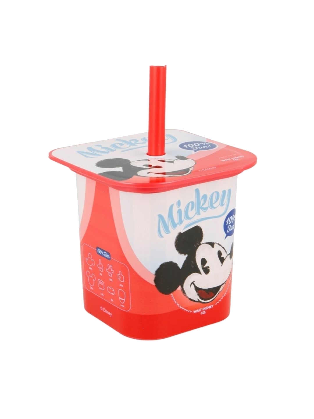 Disney Mickey 2 Pieces Set Yogurt Straw Tumbler | Nerdom, Greece
