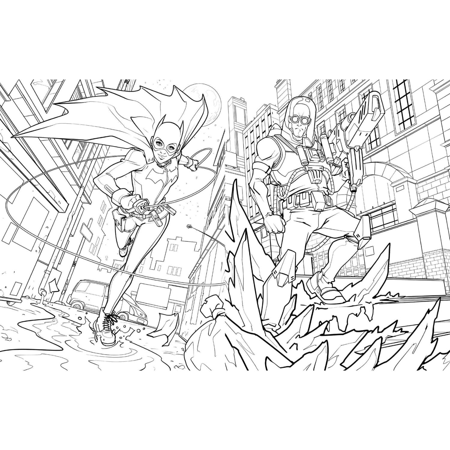 dc comics coloring pages