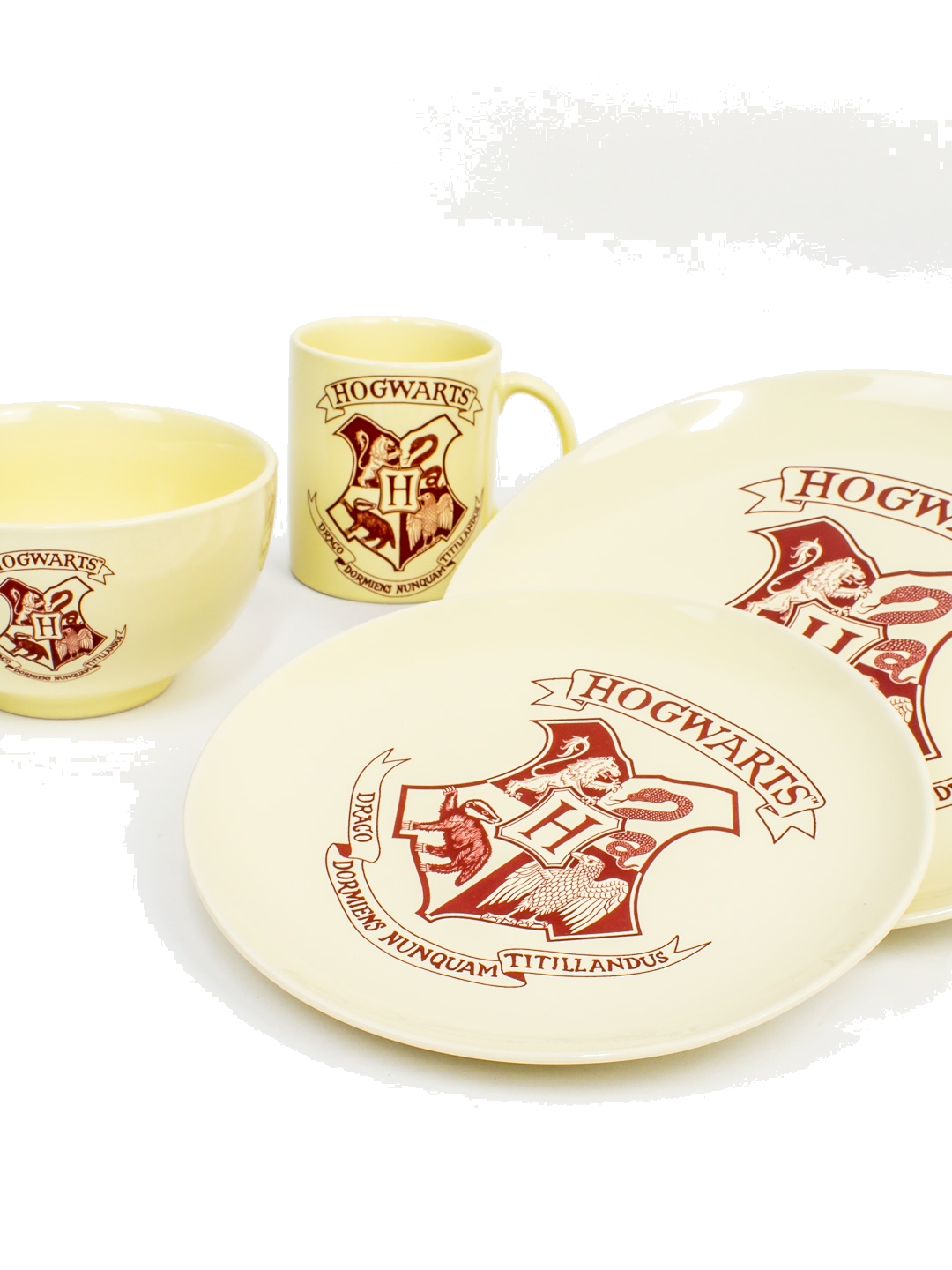 Dinner Set 4 piece Harry Potter Hogwarts Crest | Nerdom, Greece