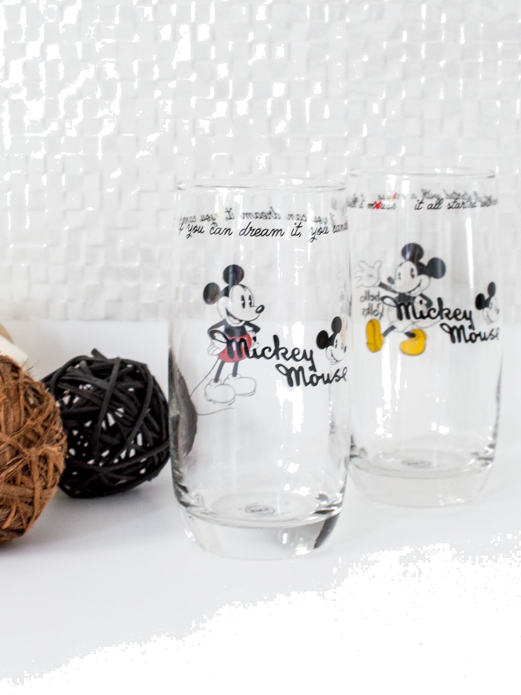 Disney Glasses Set of 2 Mickey Mouse | Nerdom