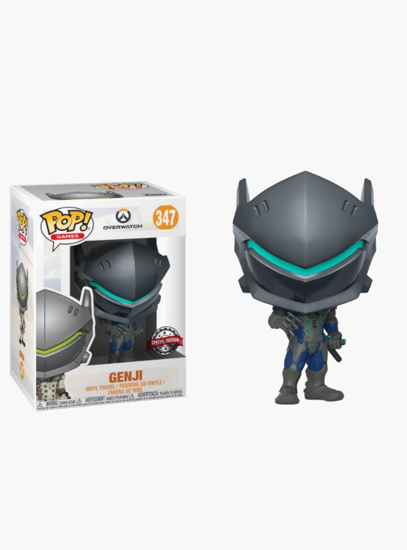 Funko Pop! Overwatch Carbon Fiber Genji | Nerdom