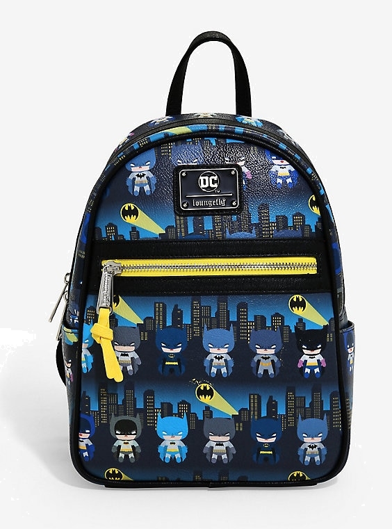 Loungefly DC Comics Batman 80th Anniversary Chibi Mini Backpack | Nerdom