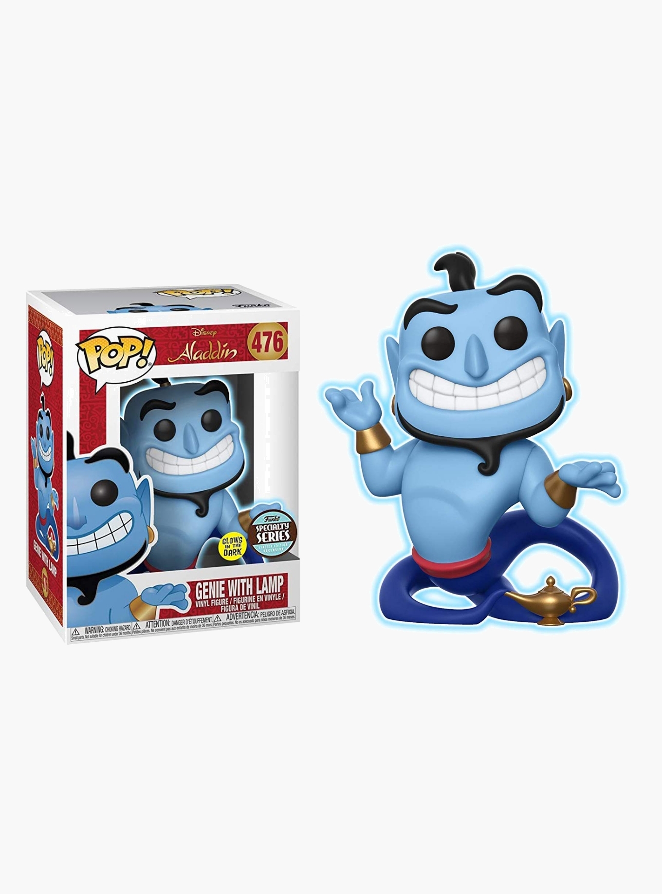 Funko Pop! Disney Aladdin Genie with Lamp (GITD) | Nerdom
