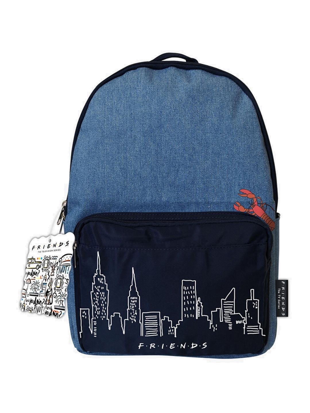 Friends Denim Backpack Lobster | Nerdom