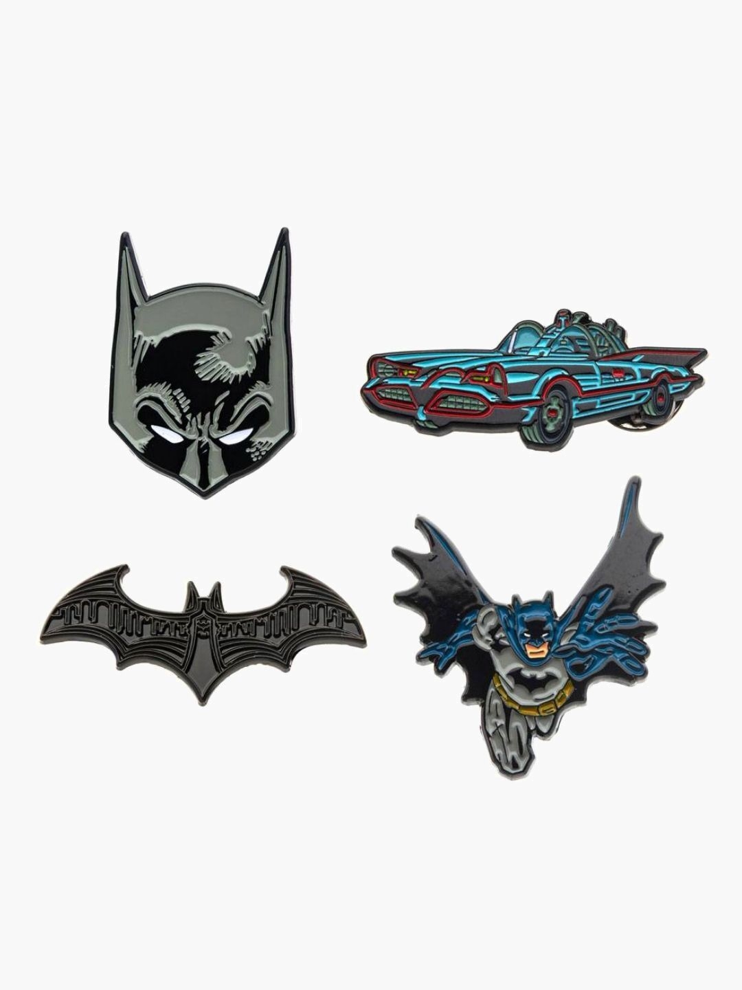 DC Comics Collectors Pins Batman (4-Pack) | Nerdom