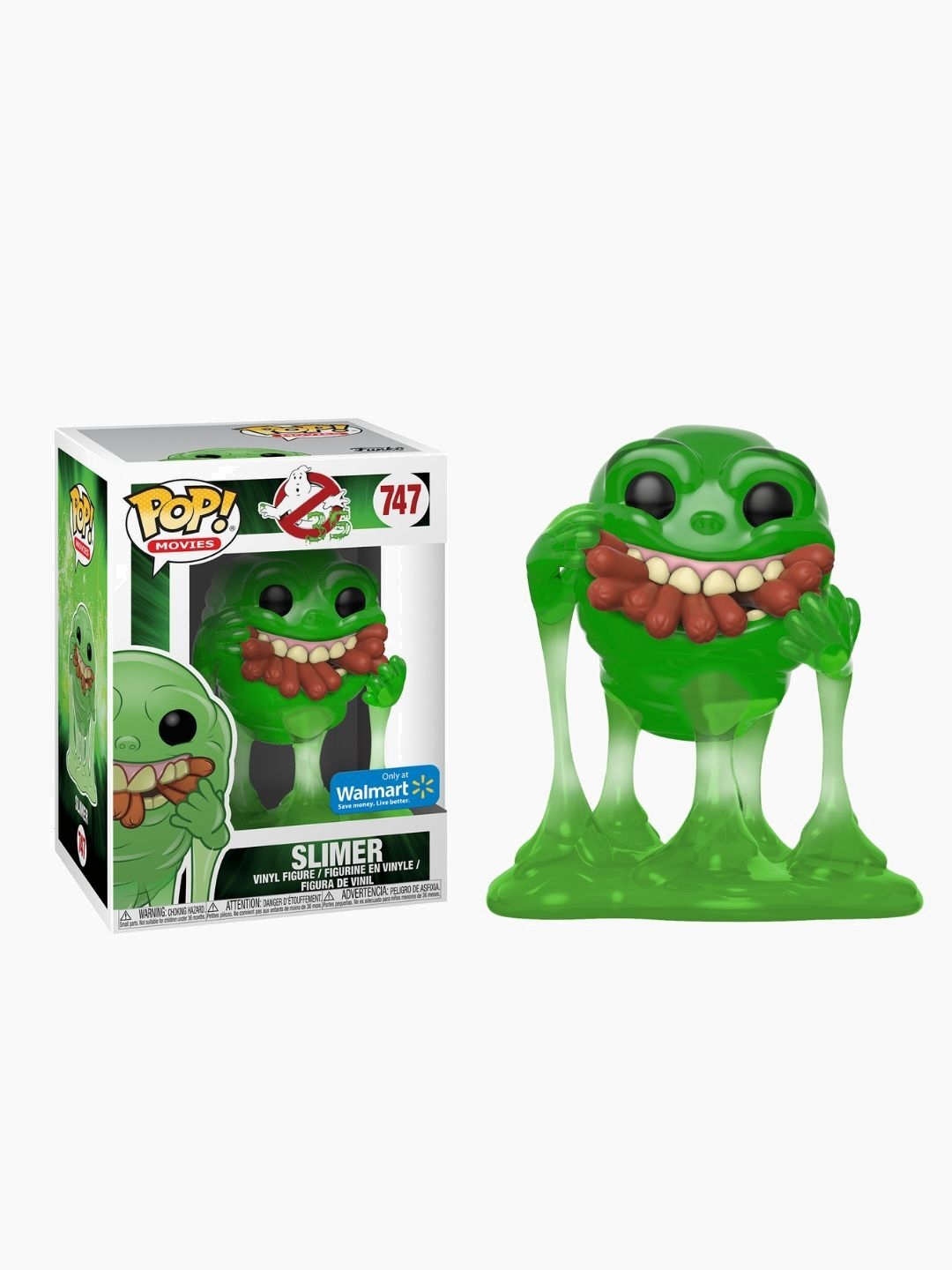 Funko Pop! Ghostbusters Slimer with Hot Dogs (Translucent) | Nerdom