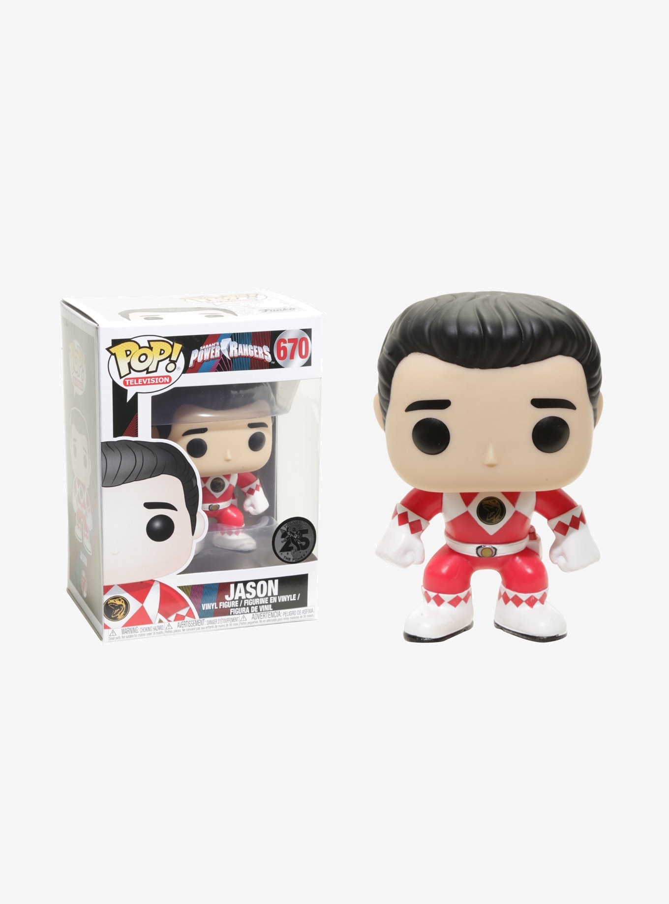 Funko Pop! Power Rangers Jason Red Ranger (No Helmet) | Nerdom