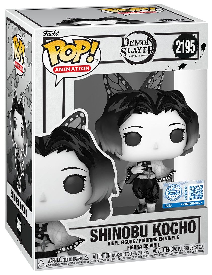 Funko Pop! Demon Slayer - Shinobu Kocho (Sumi-ink) (Special Edition ...