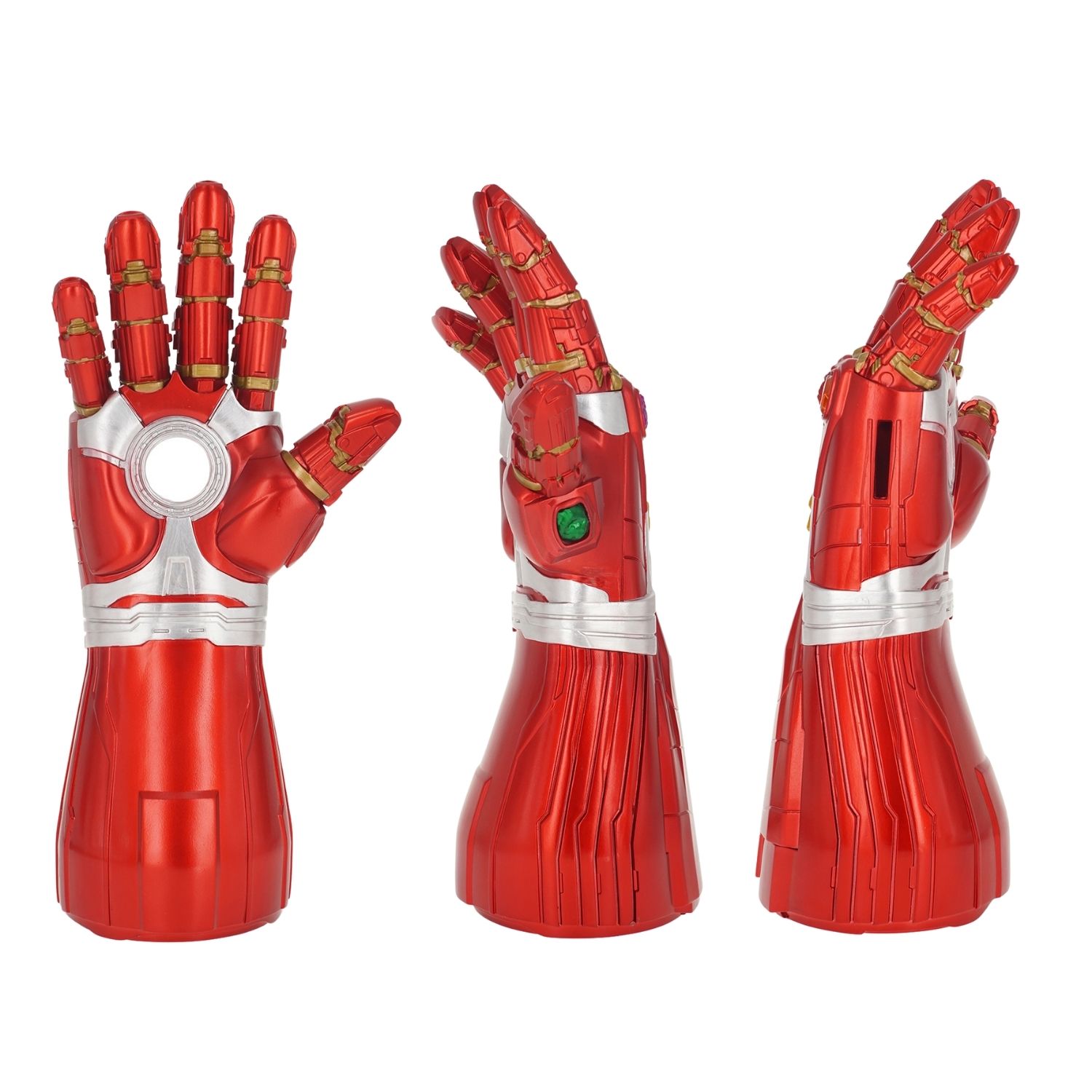 Marvel Figural Bank Deluxe Iron Man Nano Gauntlet Figural Bank | Nerdom ...