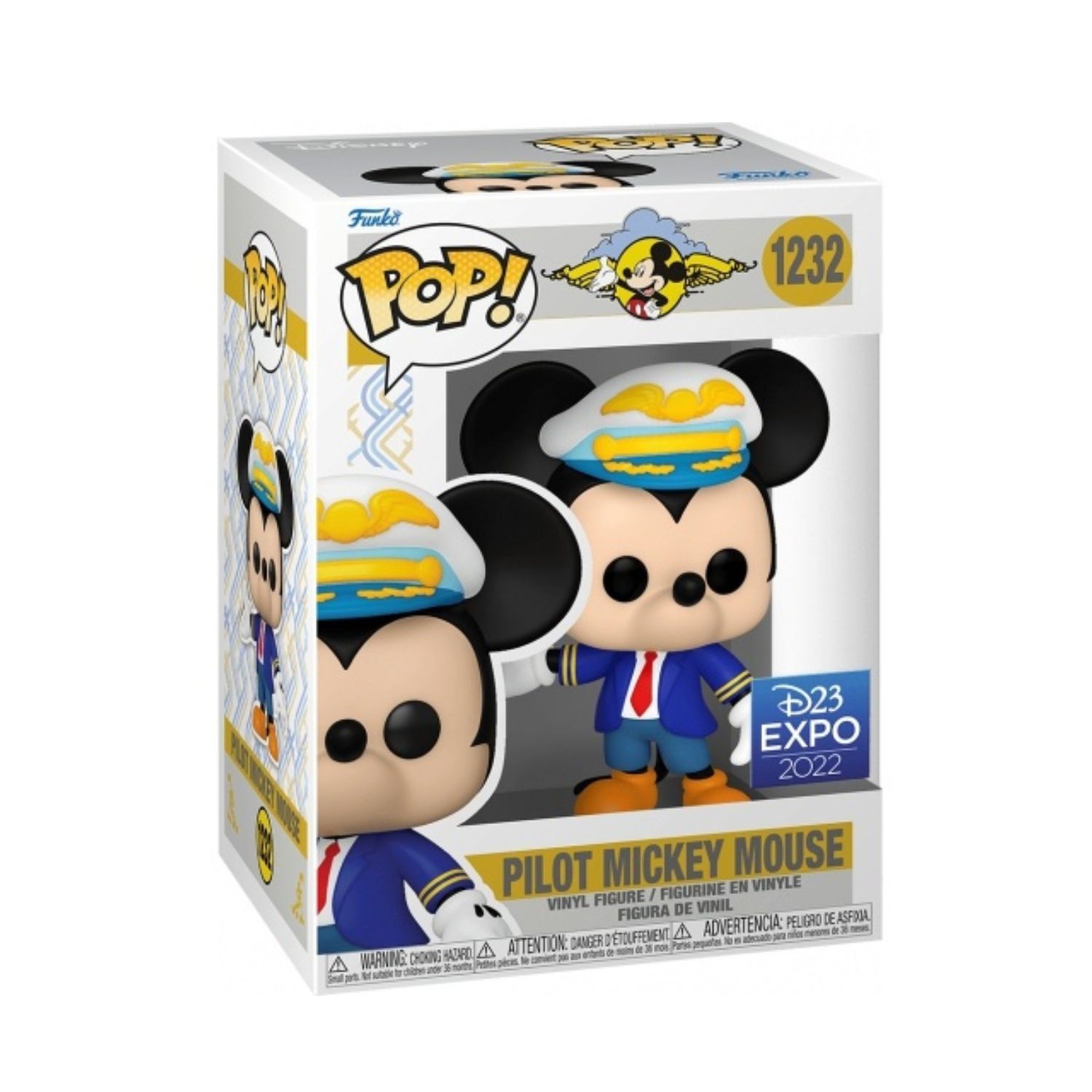 Funko Pop! Mickey Pilot Blue Suit D23 Expo (Special Edition) #68506 ...