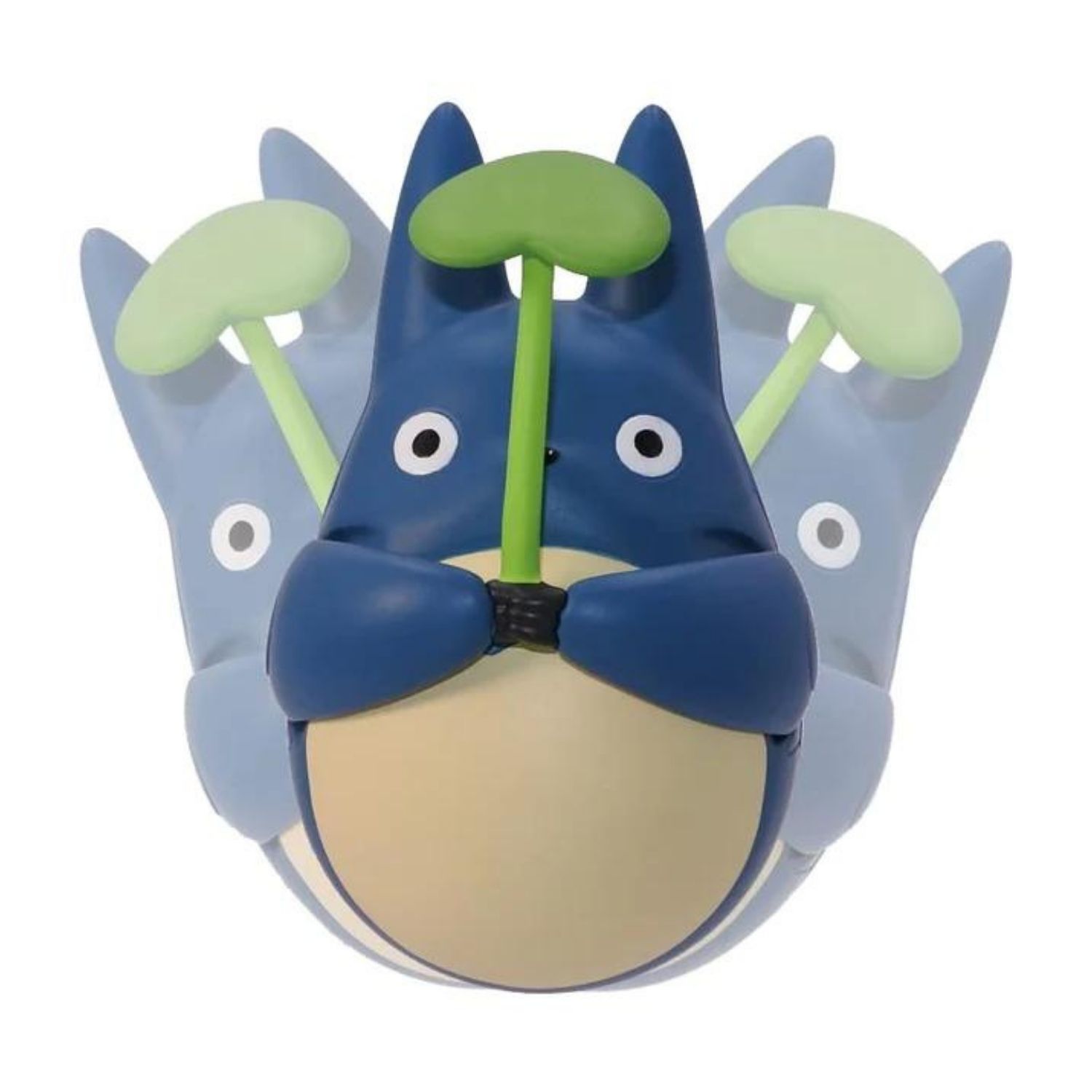 Studio Ghibli My Neighbor Totoro Blue Totoro with leaf Figure Culbuto ...