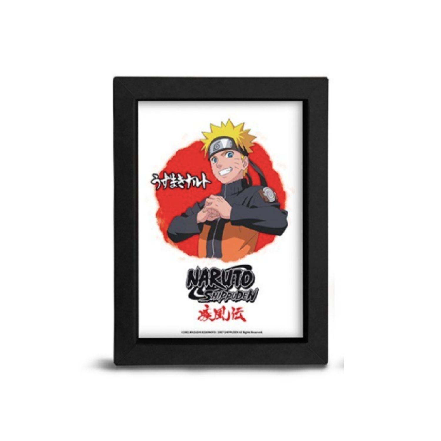 Naruto Shippuden Naruto Kraft White Frame | Nerdom