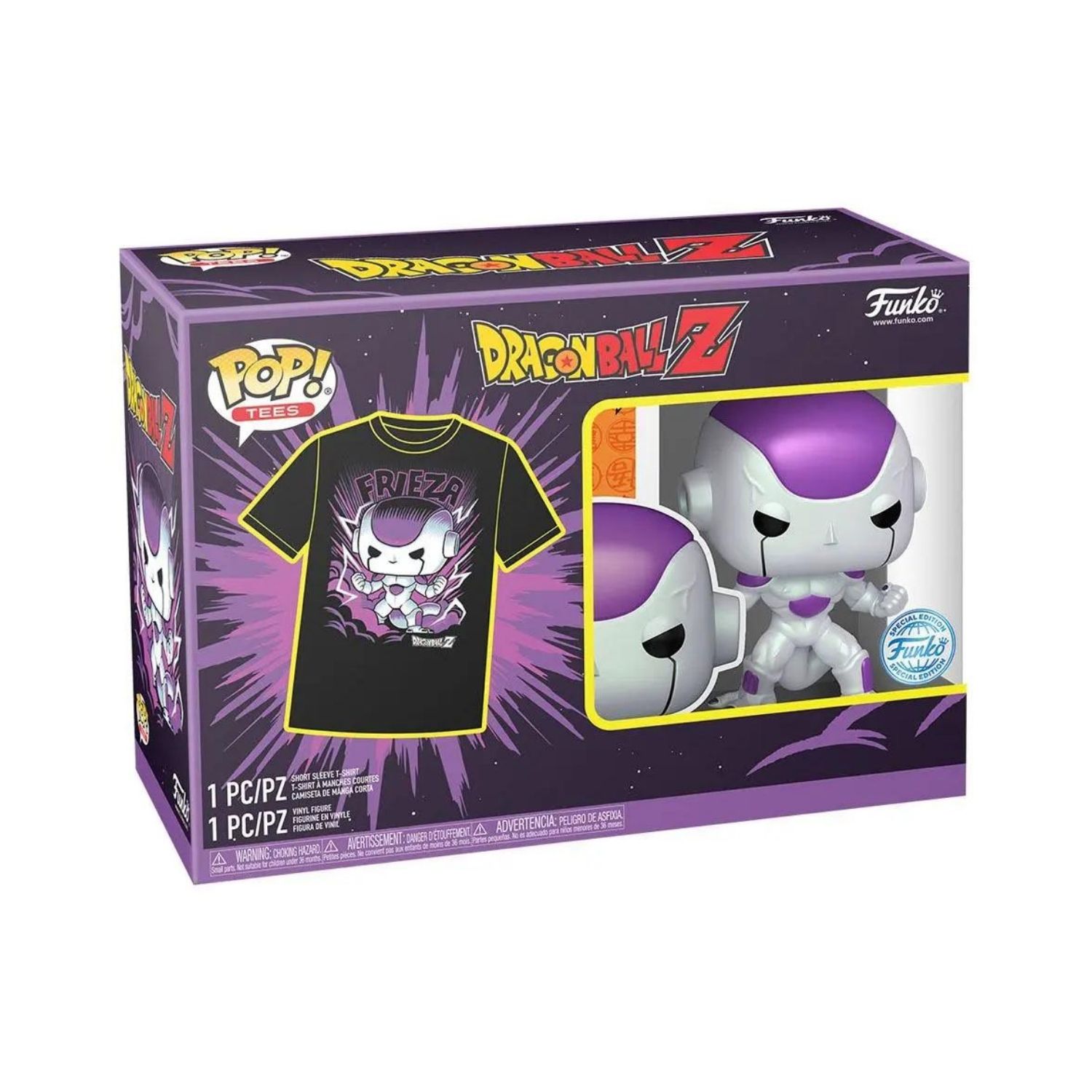 Funko Pop! & Tee (Adult): Dragon Ball Z - Frieza 4th Form (XL) #63652 ...