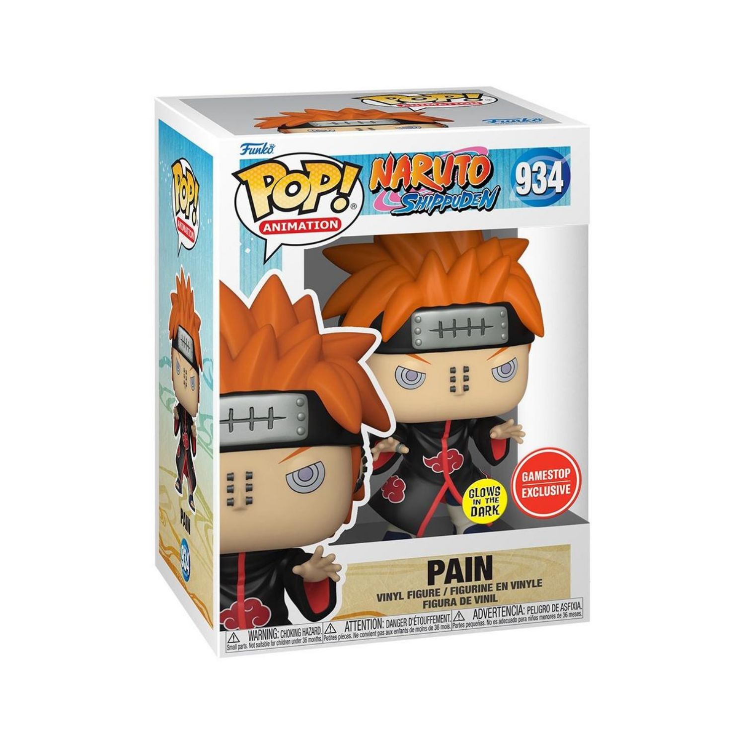 Funko Pop & Tee Naruto Shippuden Pain (PU/Glows in the Dark) | Nerdom ...