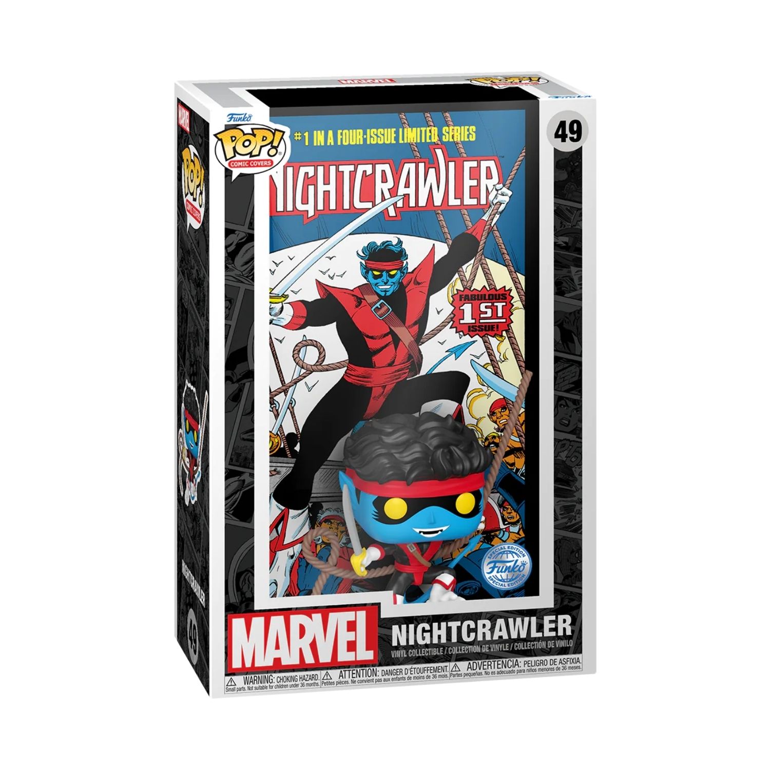Φιγούρα Funko Pop! Comic Covers Marvel Nightcrawler (Special Edition ...
