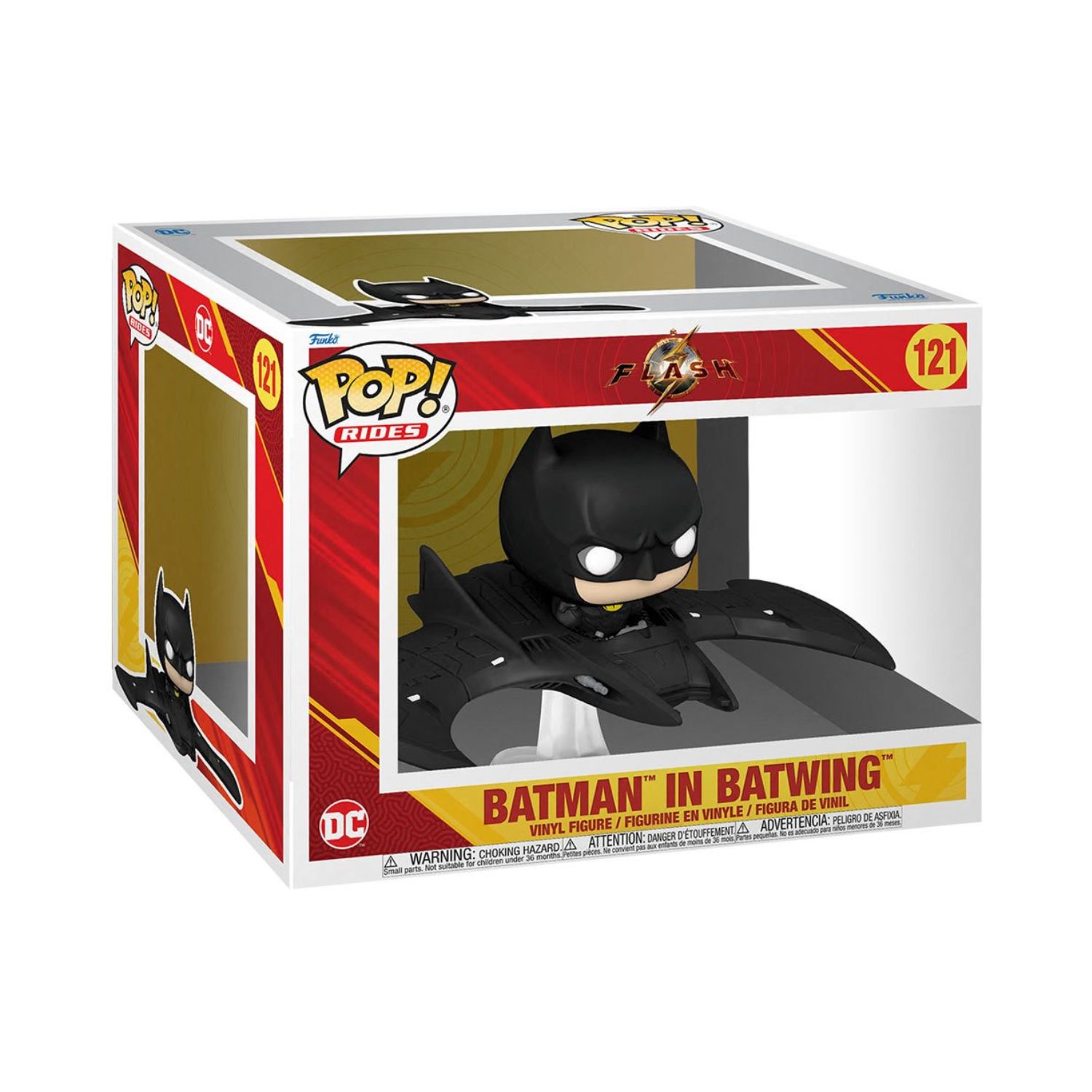 Φιγούρα Funko Pop! Rides Super Deluxe DC: The Flash Batman in Batwing ...