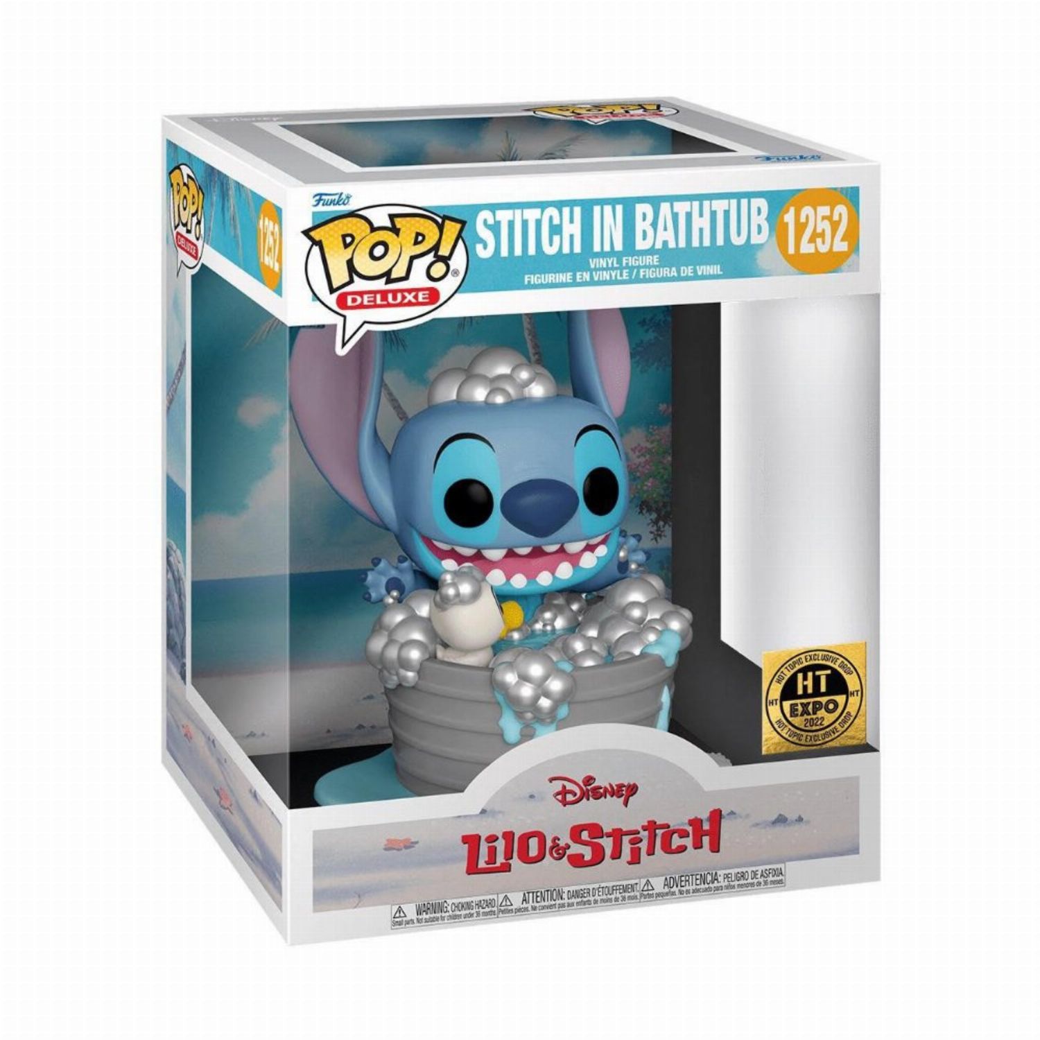 Funko Pop! Deluxe Disney Lilo & Stitch Stitch in Bathtub (Special ...