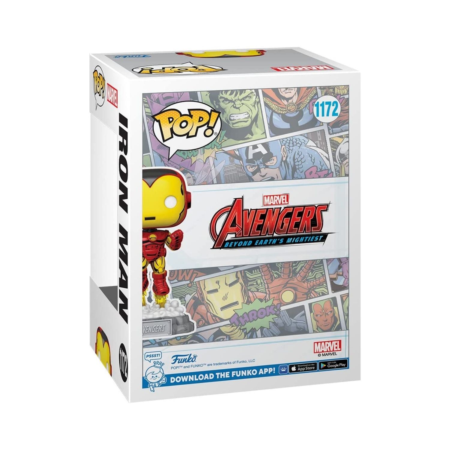 Funko Pop! Marvel Avengers Iron Man with Pin (Special Edition) #69060 ...