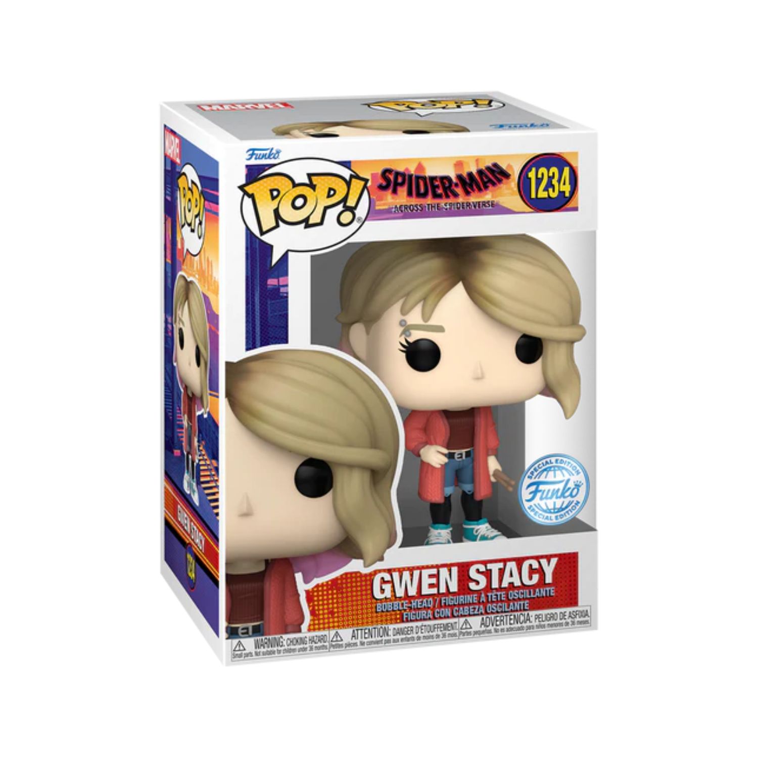 Funko Pop! Spider-Man Across Spider-Verse Gwen Stacy (Special Edition ...