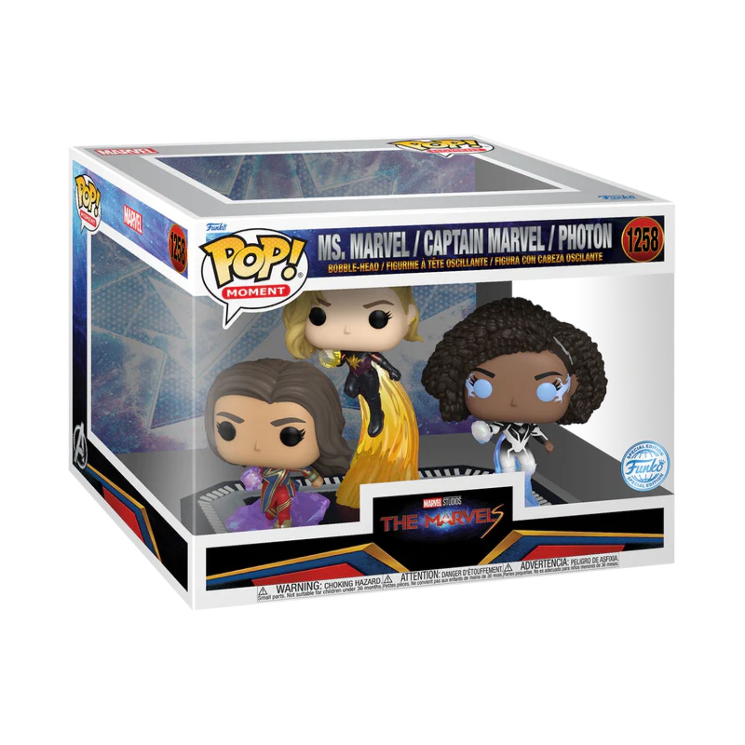 Φιγούρα Funko Pop! Moment: The Marvels - Ms. Marvel, Captain Marvel ...