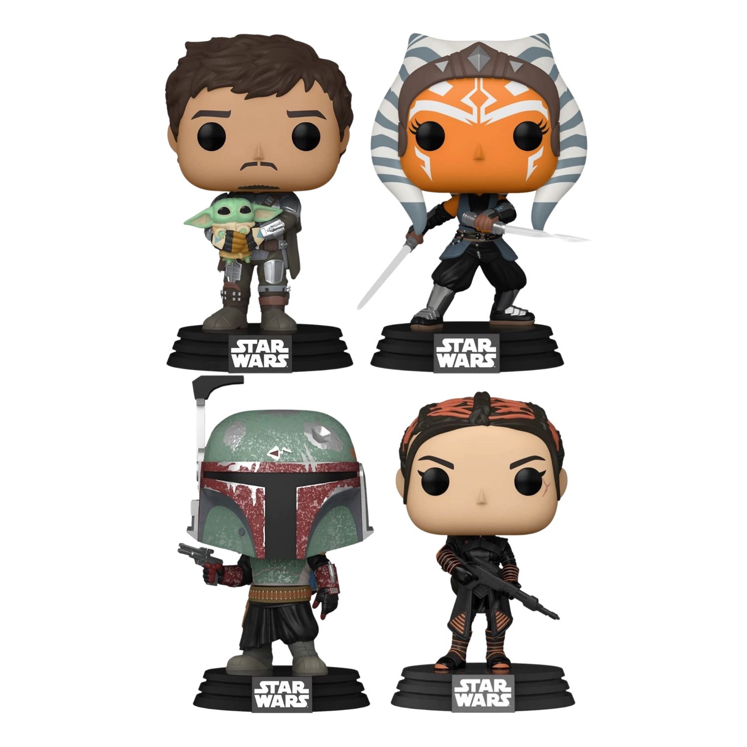 Φιγούρες Funko Pop! The Madalorian Star Wars (Special Edition) 4-Pack ...