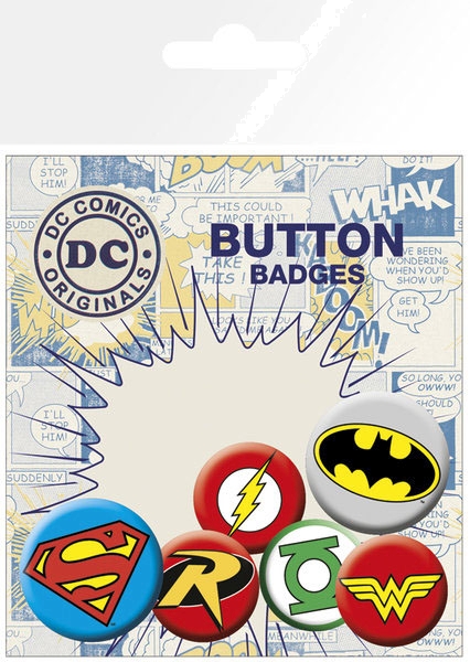 DC Superhero Pin Badges | Nerdom, Greece